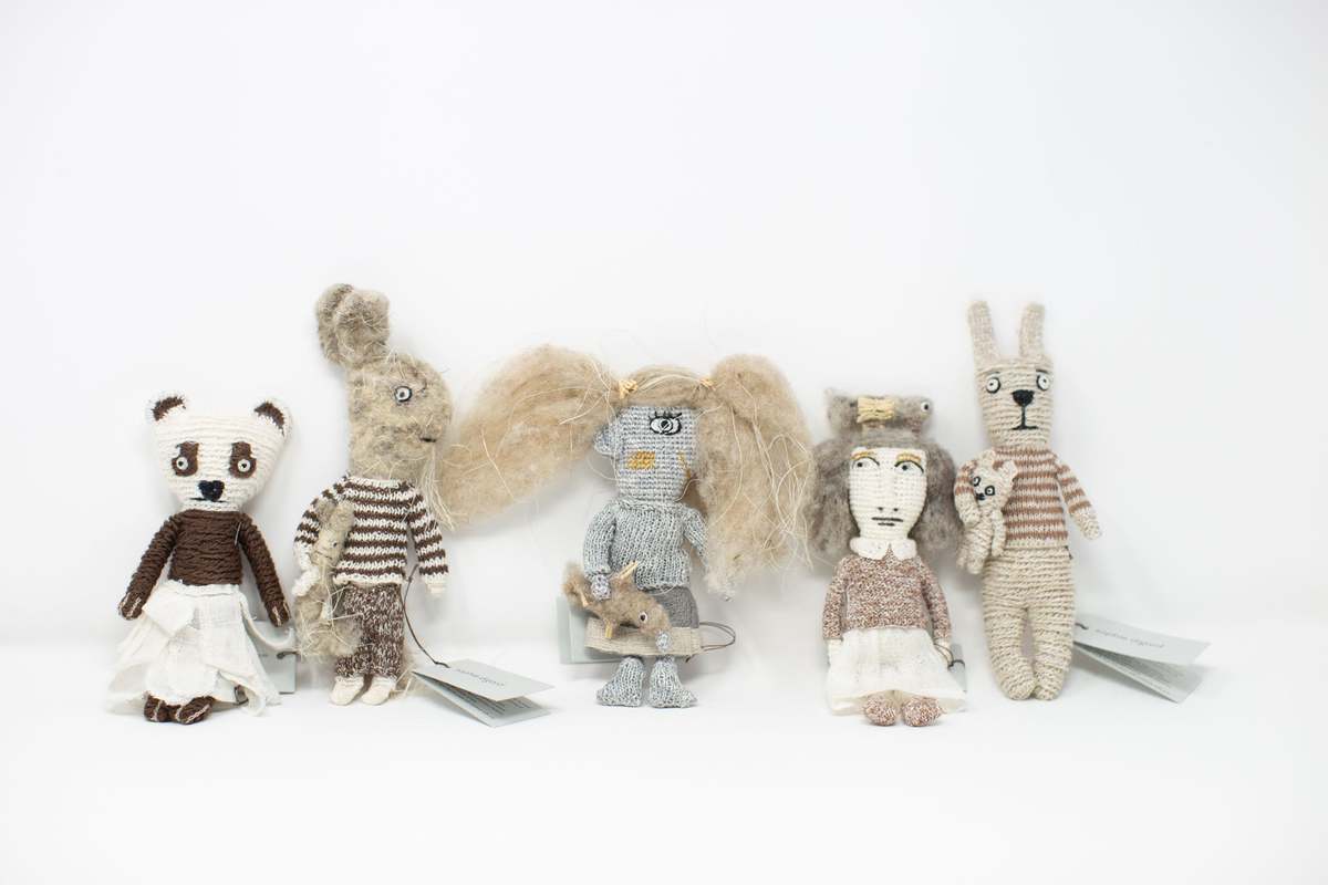 Sophie Digard Handmade Doll - Pag with Her Teddy Bear | Garmentory