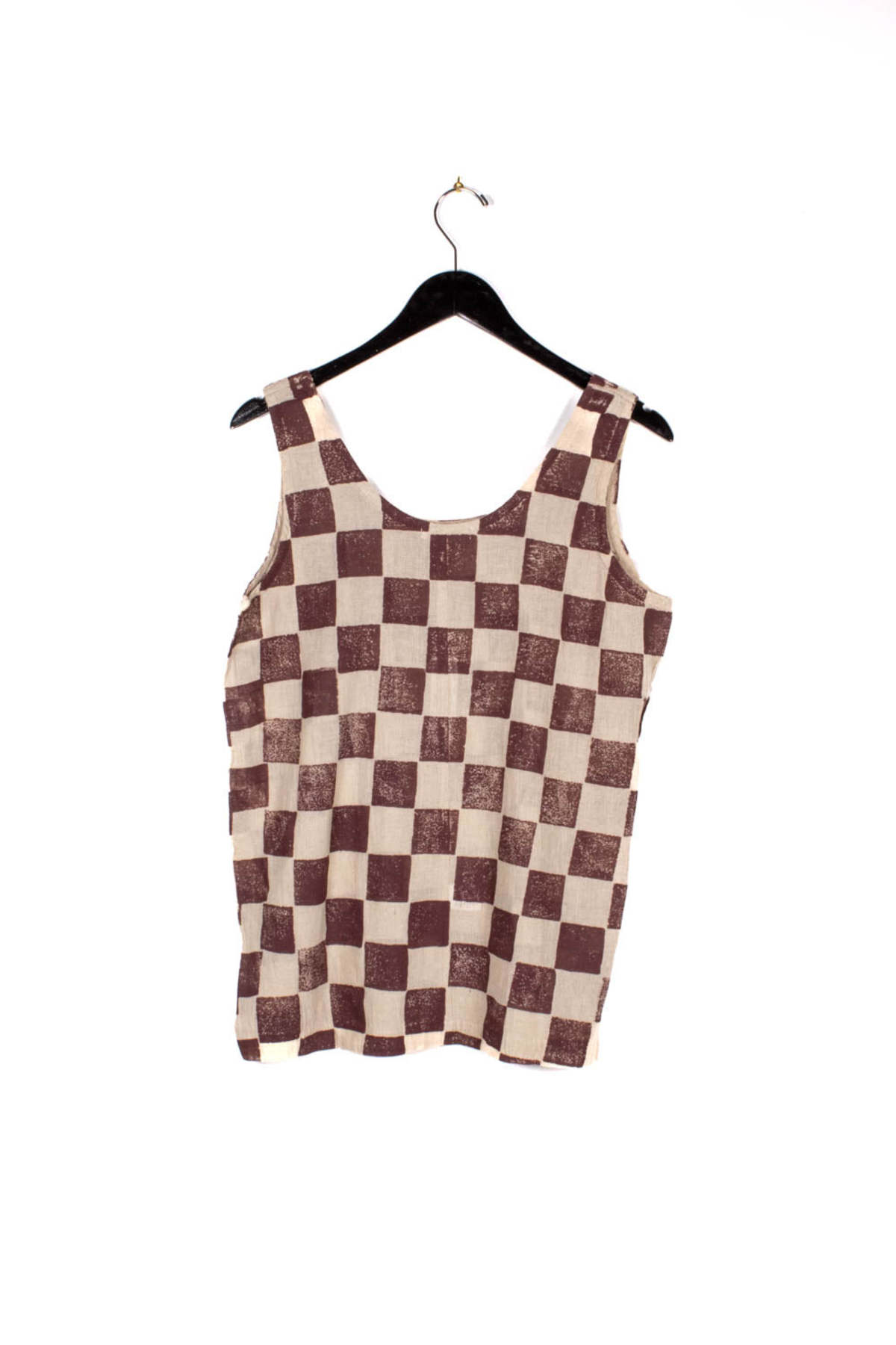 Black Crane Tank Top - Checkered | Garmentory