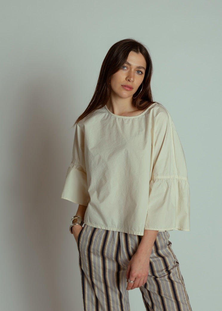 Chloe Stora Amelie Blouse - Vanilla | Garmentory