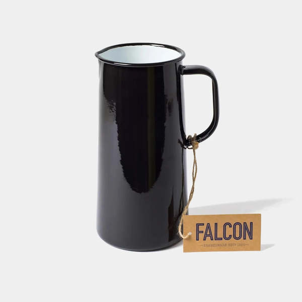 Falcon Enamelware 3 Pint Jug - Charcoal Black | Garmentory