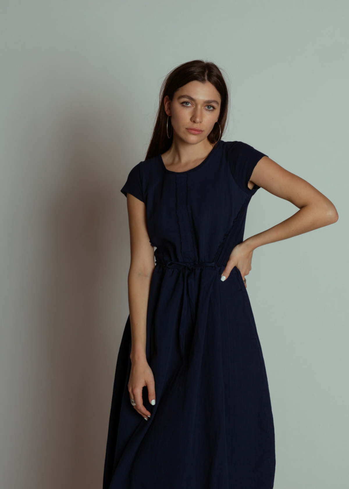 H+ Hannoh Wessel Runa Dress - Ink | Garmentory