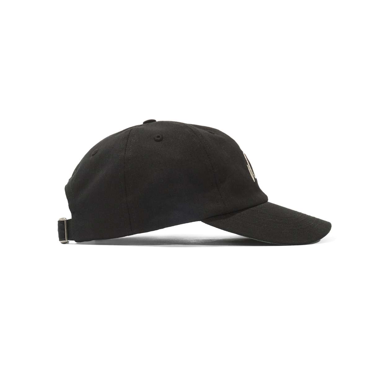 Norse Projects CHAINSTITCH LOGO TWILL CAP - BLACK | Garmentory