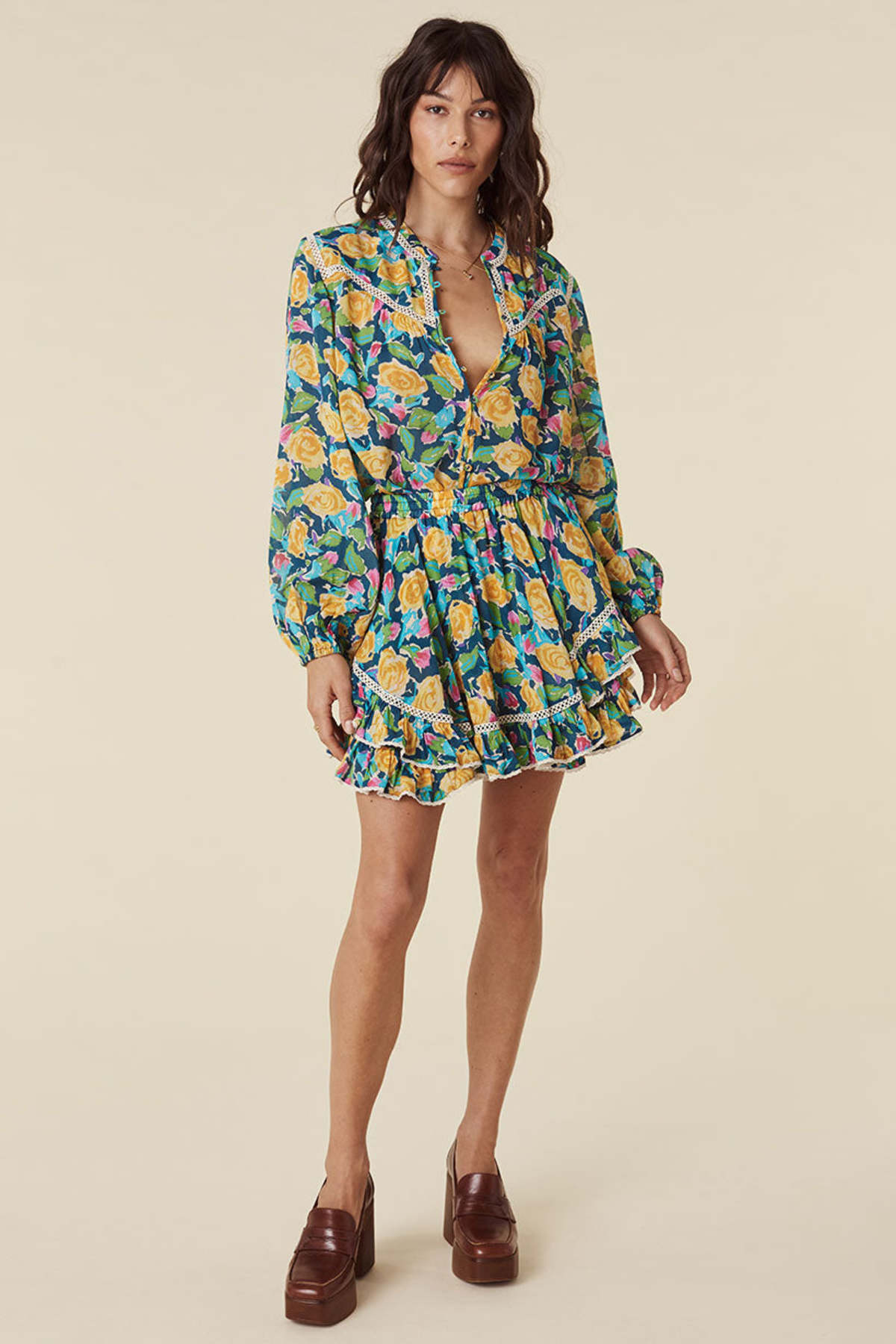SPELL & THE GYPSY COLLECTIVE Islamorada Mini Skirt - Petunia | Garmentory