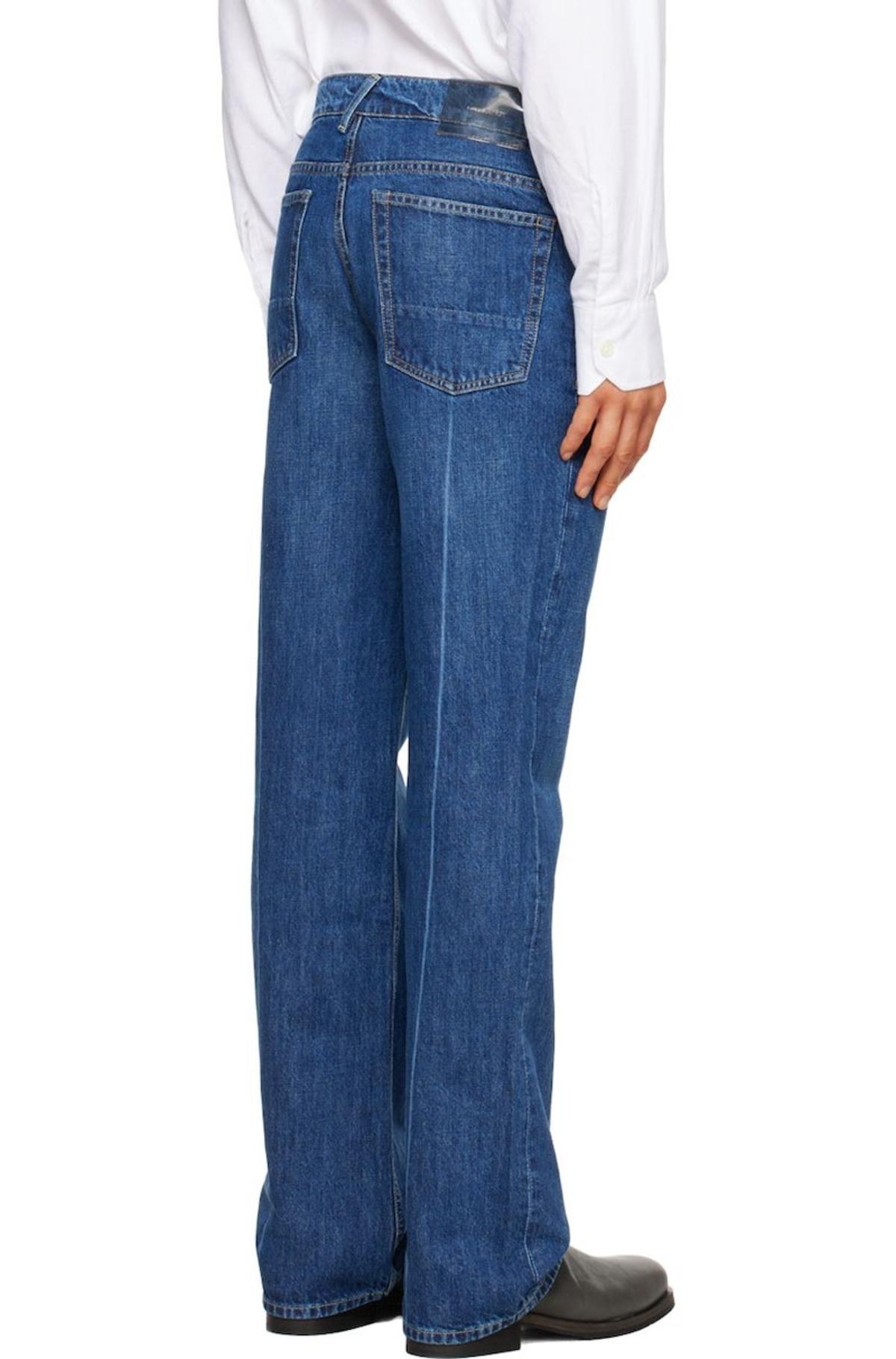 Our Legacy 70s Cut Jeans - Mid Blue Crease Denim | Garmentory