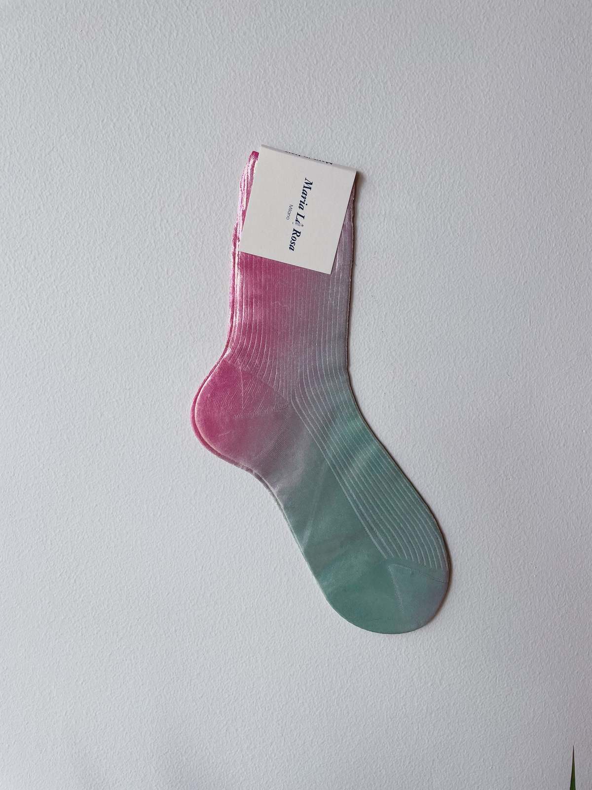 Maria La Rosa LAMINATED RIBBED SOCK - Multi | Garmentory