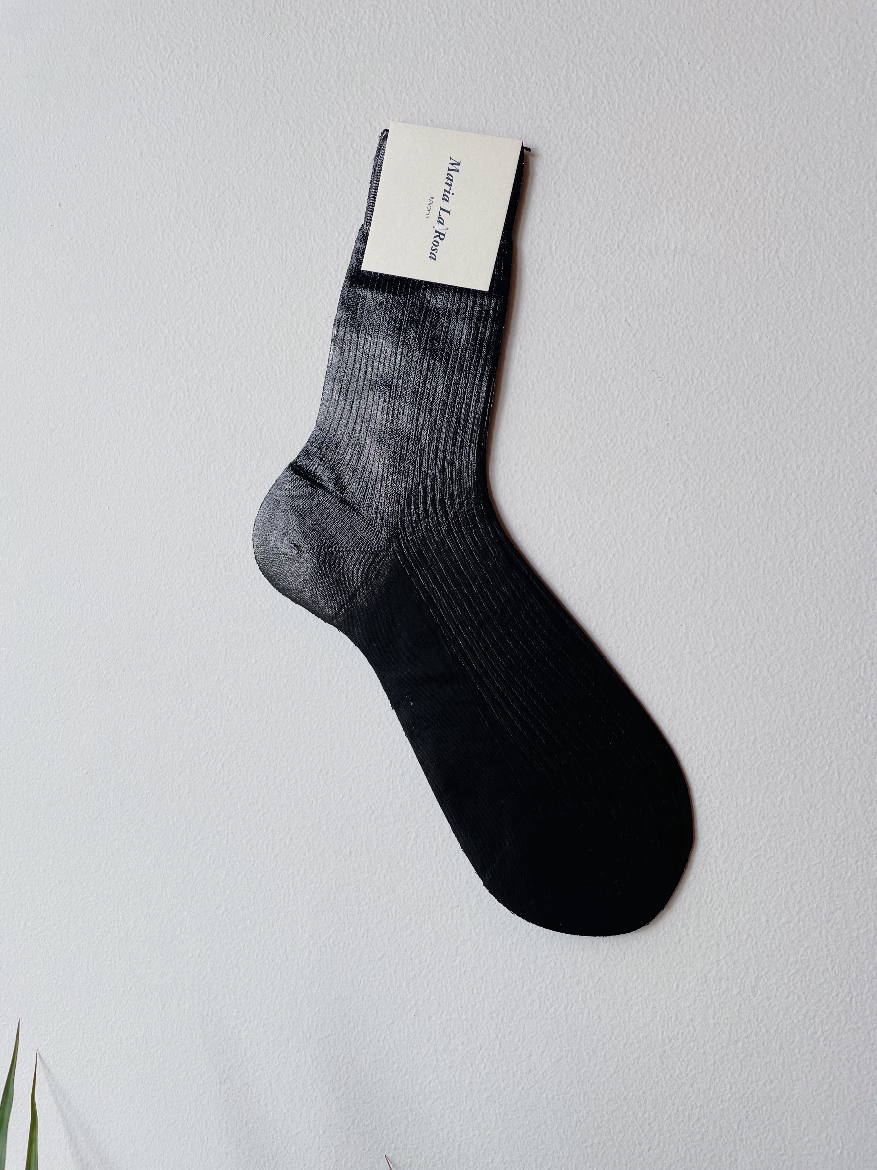 Maria La Rosa LAMINATED RIBBED SOCK - Multi | Garmentory