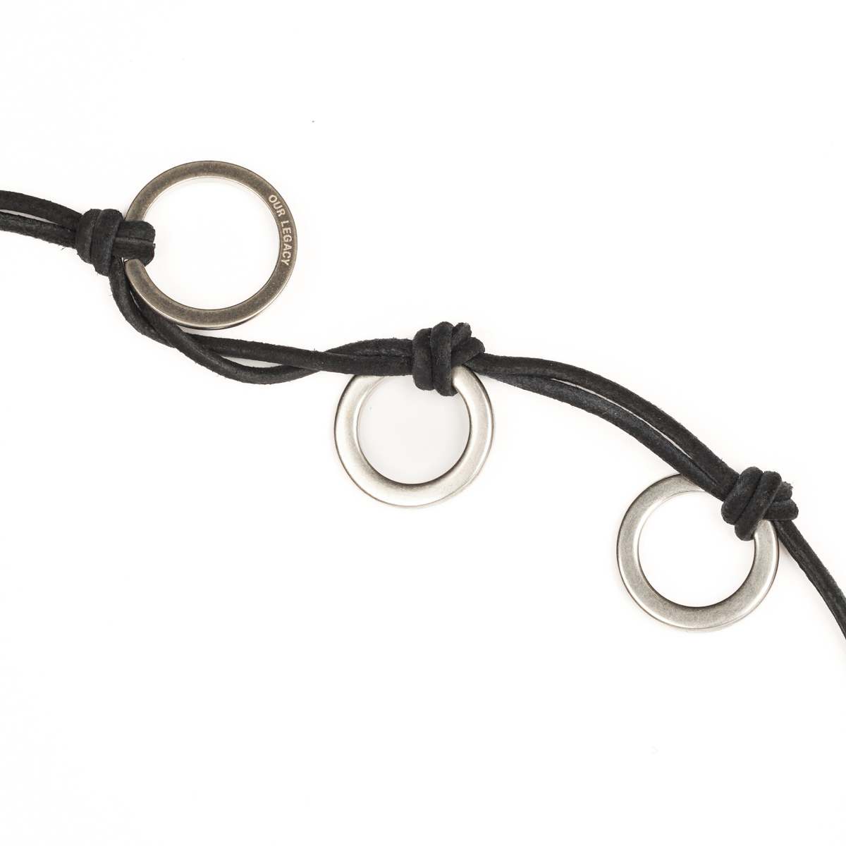 Our Legacy LADON BELT - BLACK LEATHER | Garmentory
