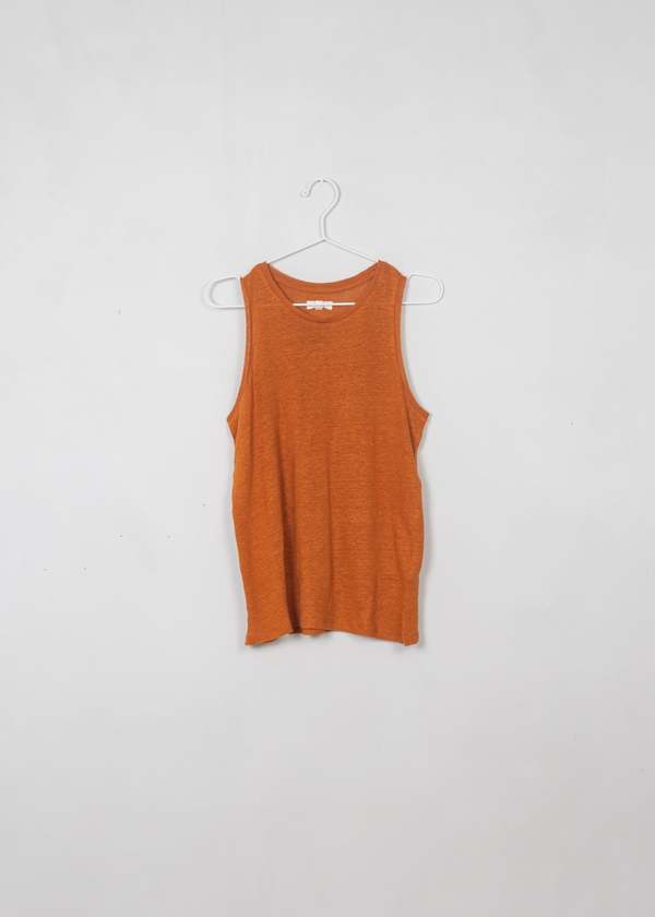 YERSE Emilia Linen Tank - Ambar | Garmentory