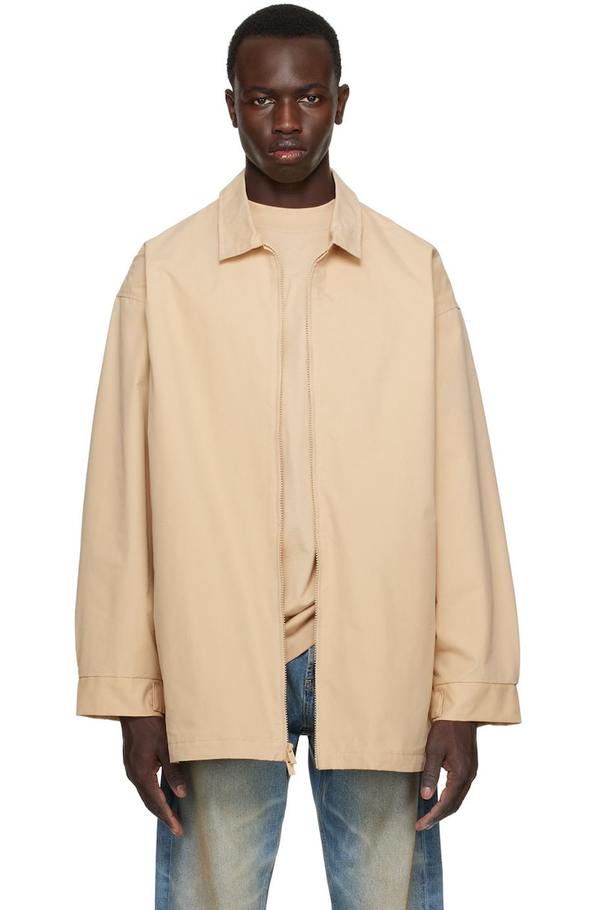 Essentials Zip Jacket - Sand | Garmentory