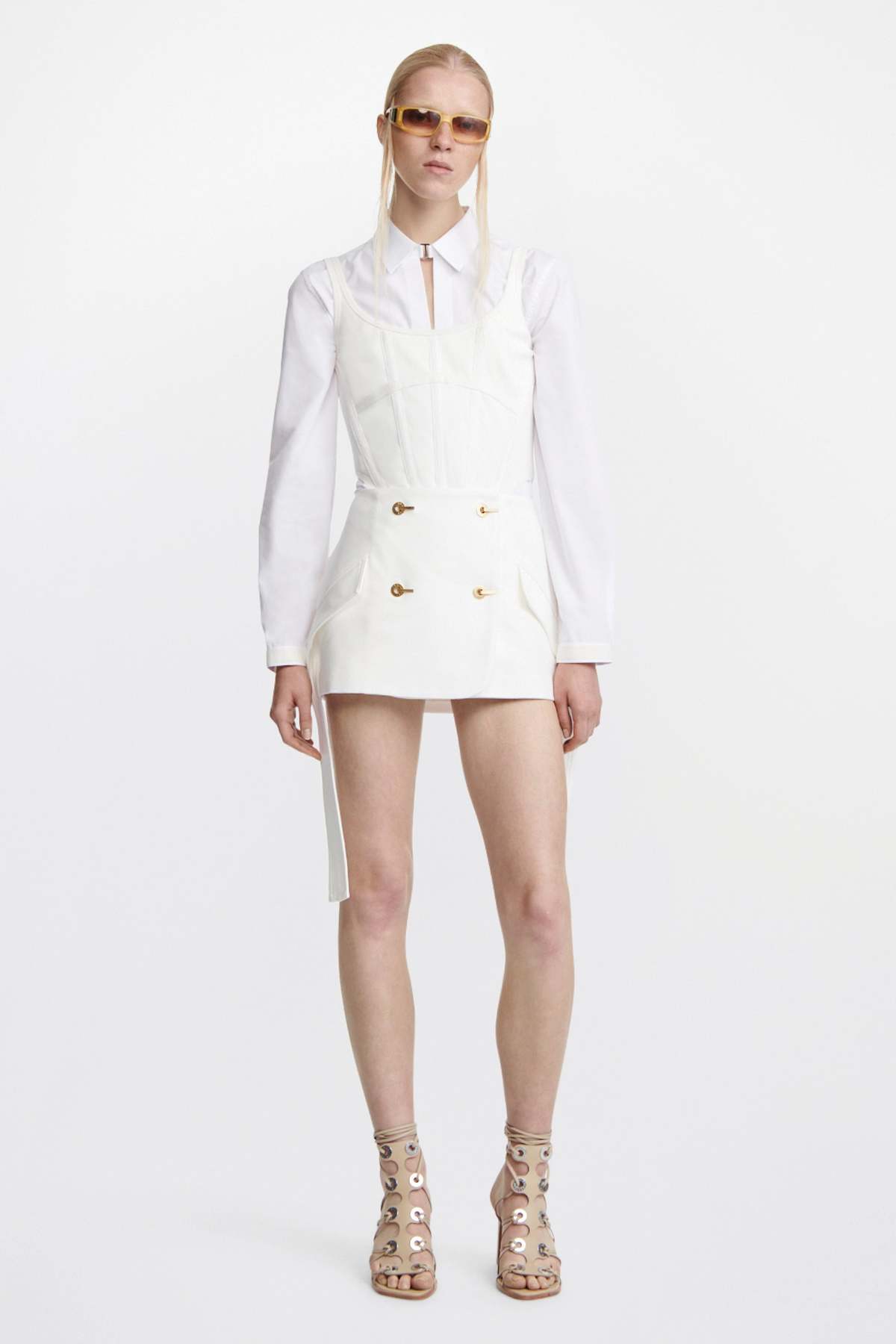 Dion Lee Eyelet Latch Blazer Skirt | Garmentory