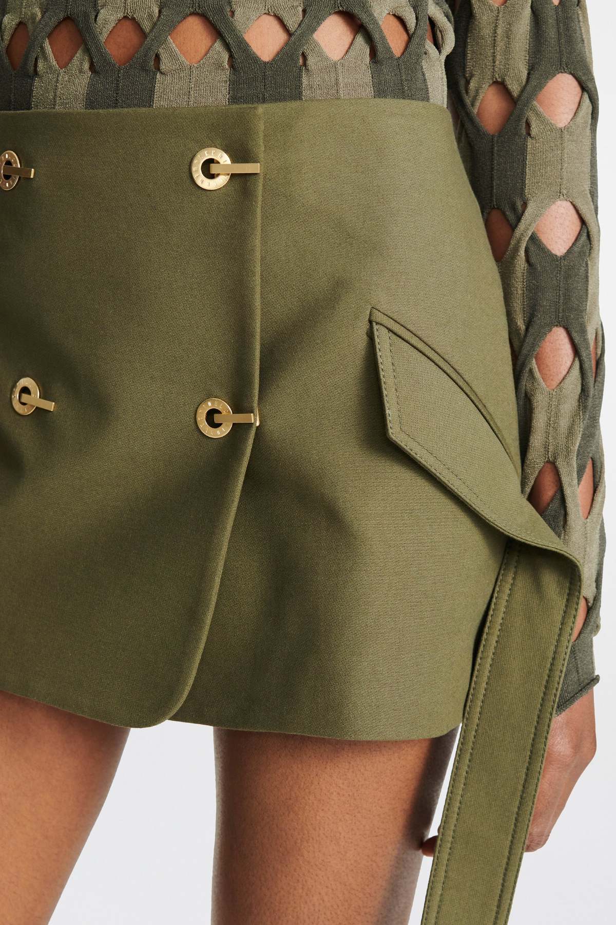 Dion Lee Eyelet Latch Blazer Skirt | Garmentory