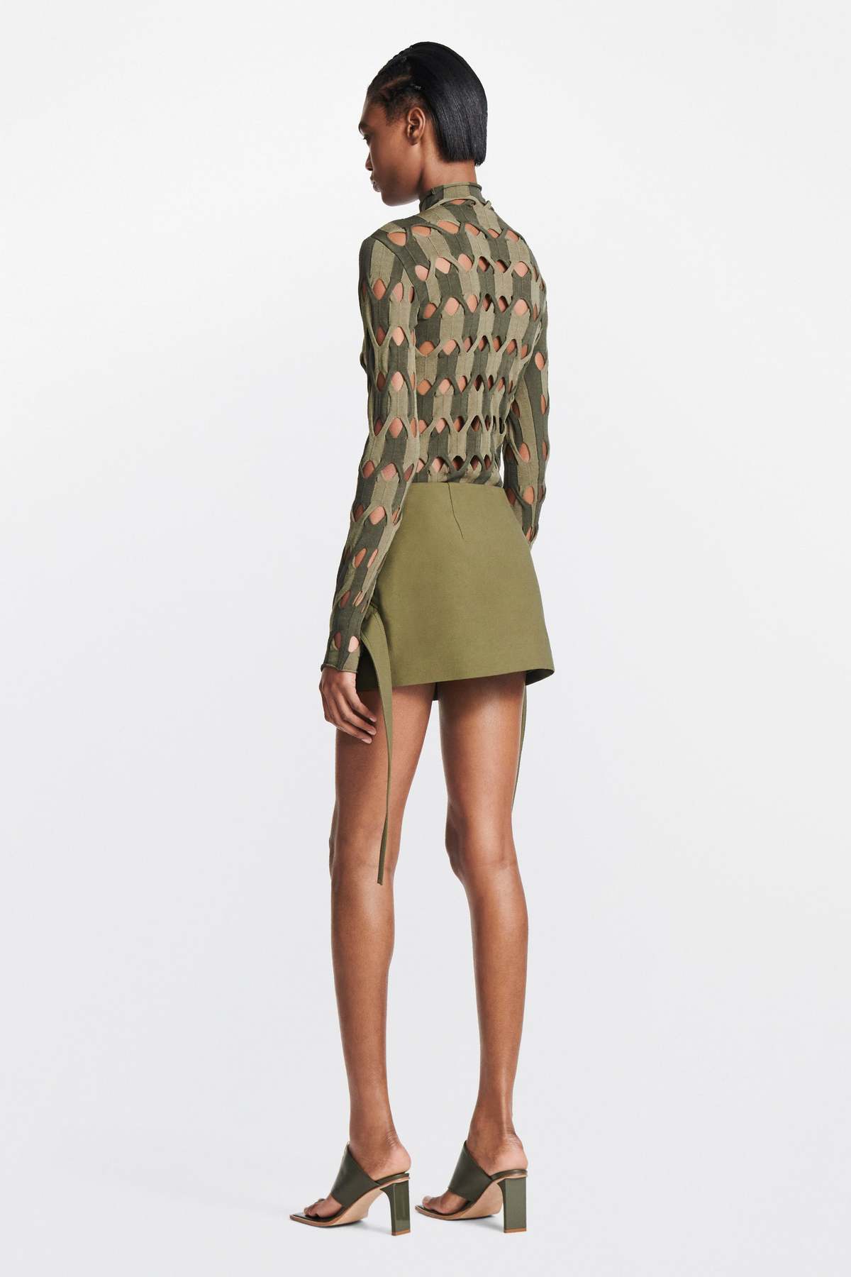 Dion Lee Eyelet Latch Blazer Skirt | Garmentory
