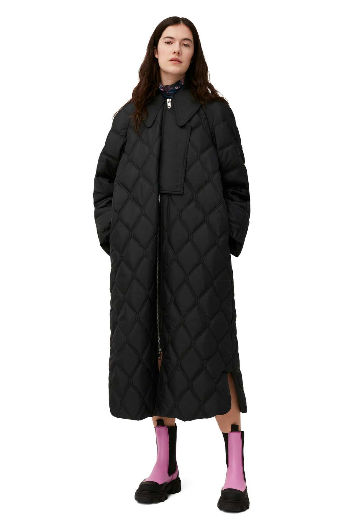 Ganni Ripstop Quilt Coat | Garmentory