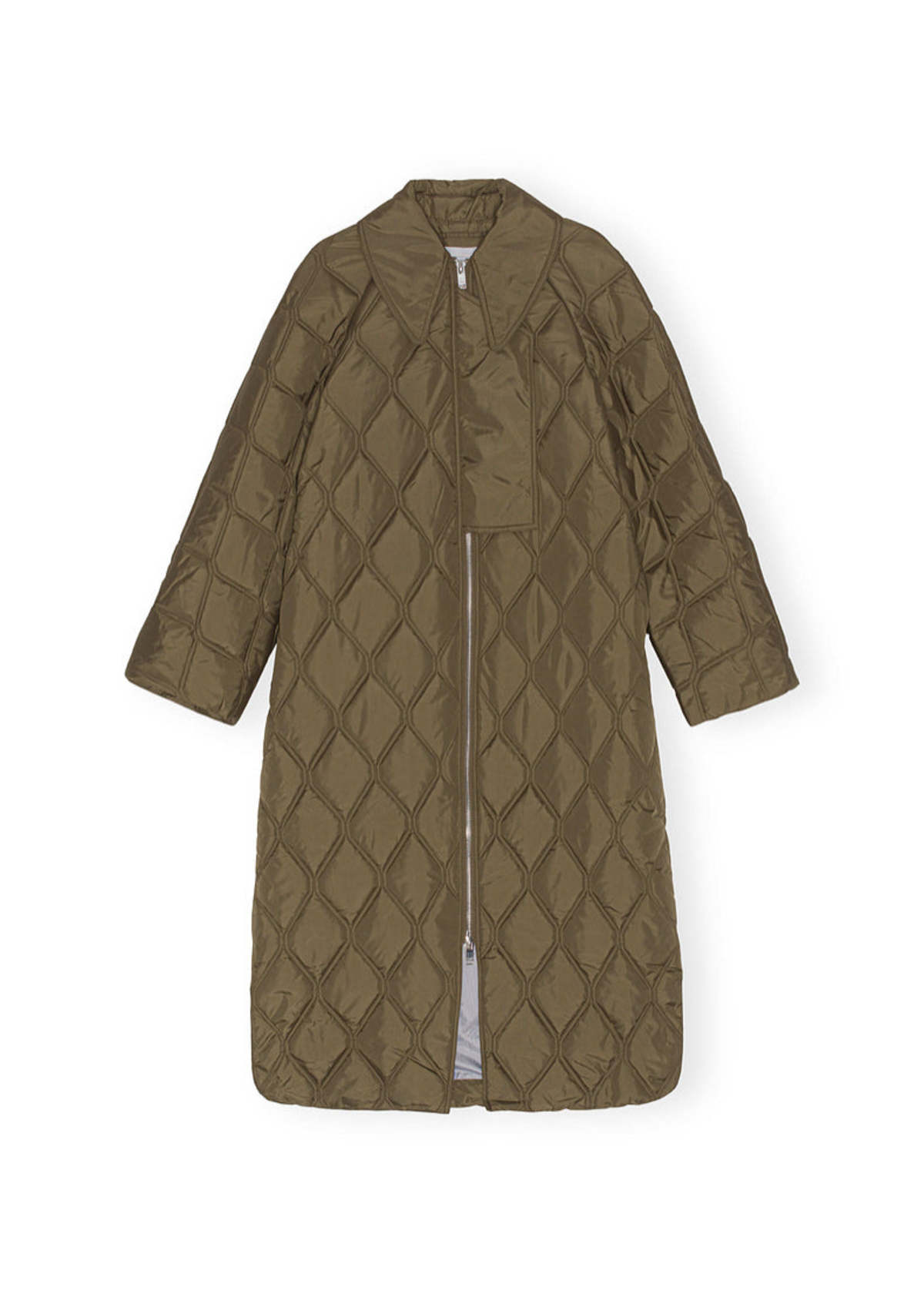 Ganni Ripstop Quilt Coat | Garmentory