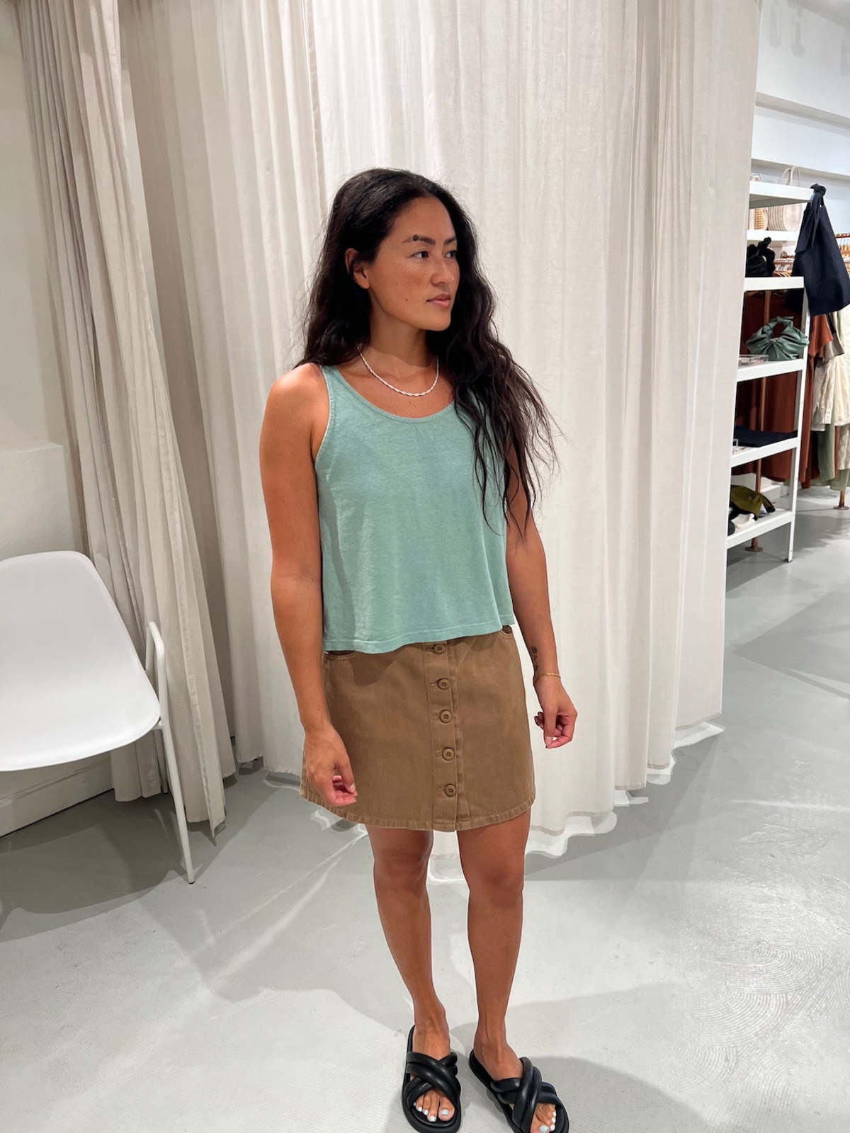 Jungmaven Hermosa Dress - Sage Green | Garmentory