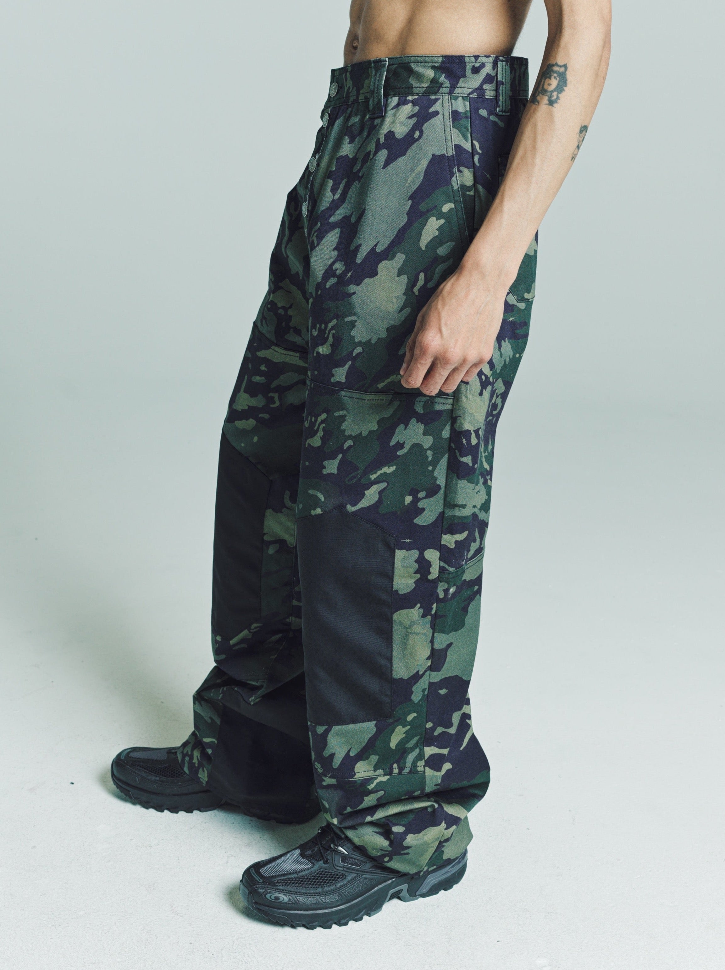 PHIPPS Multicam Twill Action Pants - Black Camo | Garmentory