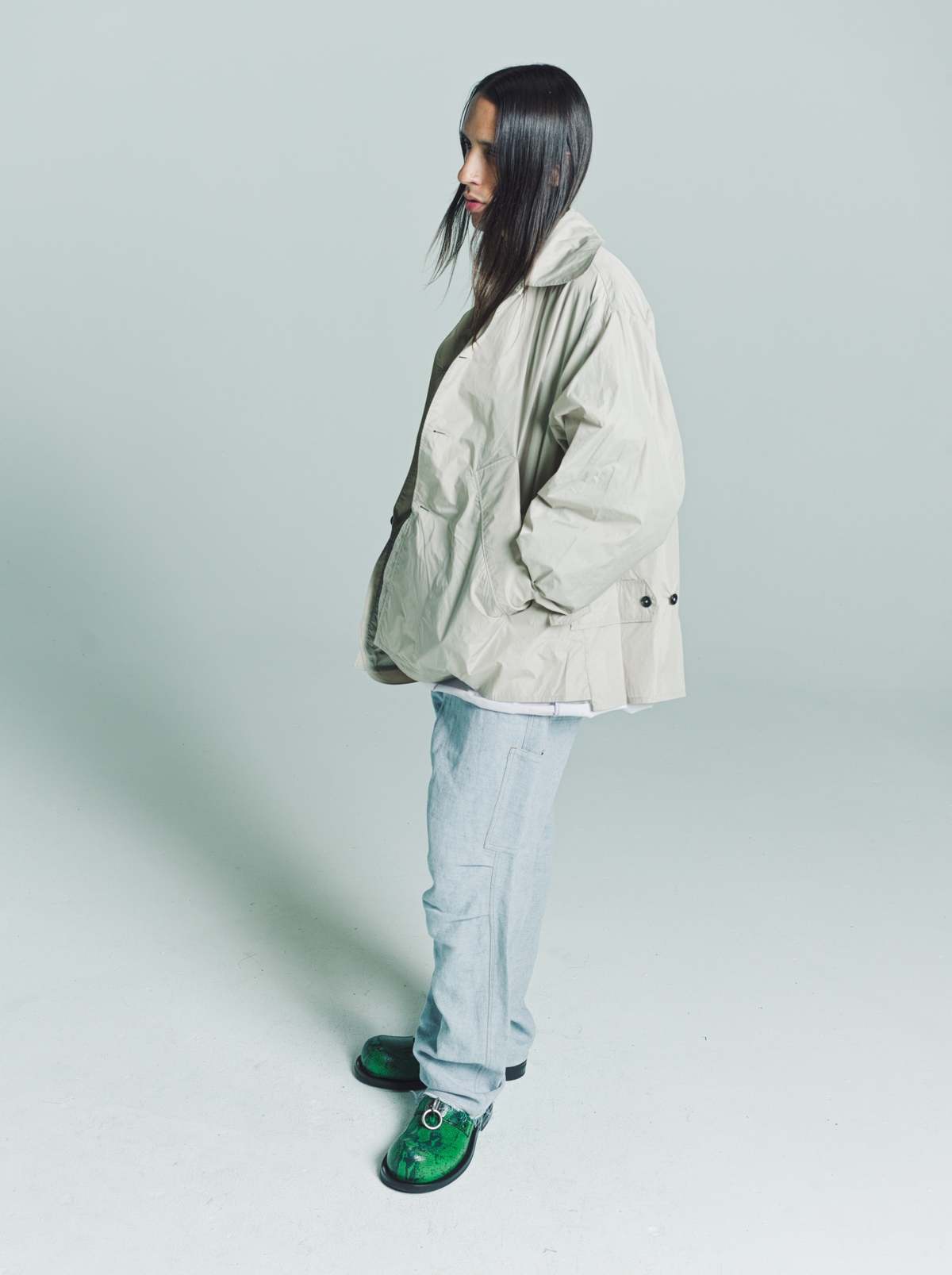 Camiel Fortgens Technical Short Mac Jacket - Sand | Garmentory