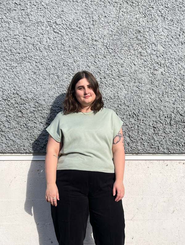 Eve Gravel Luna Shell Top - Sage | Garmentory