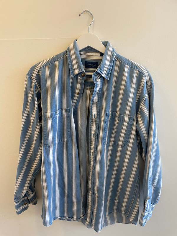 90s Button Up - Stripe | Garmentory