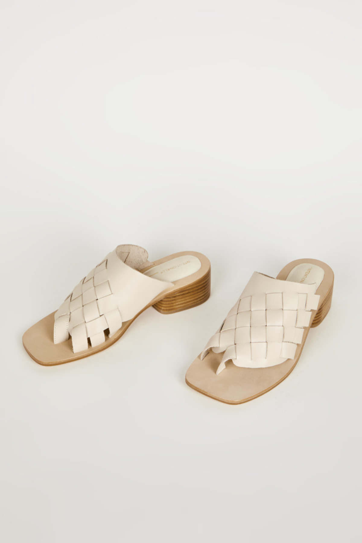 "INTENTIONALLY __________." Kelly City Sandal - Cream | Garmentory