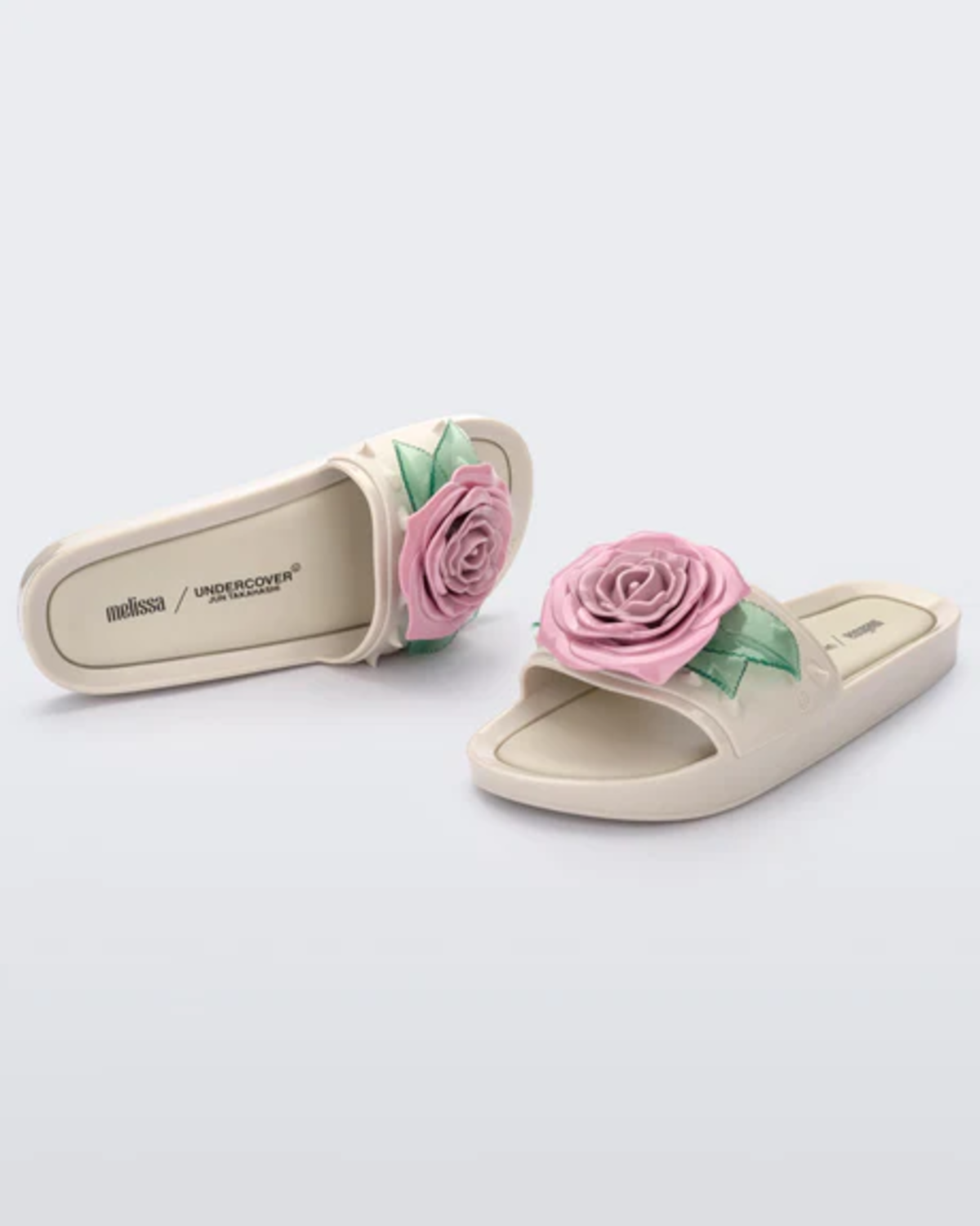 MELISSA X UNDERCOVER BEACH SLIDE SPIKE Beige | Garmentory