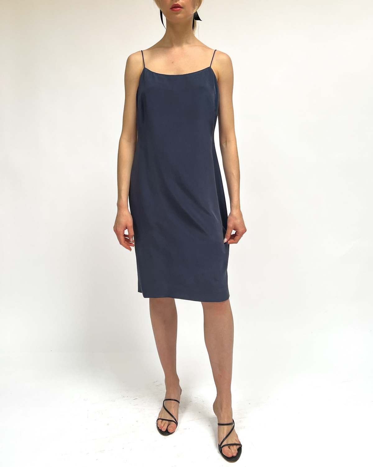 Silk Slipdress - Slate | Garmentory