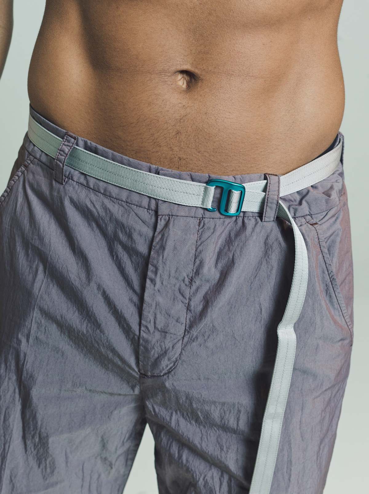 Our Legacy Metallized Webbing Tech Belt - Grey | Garmentory