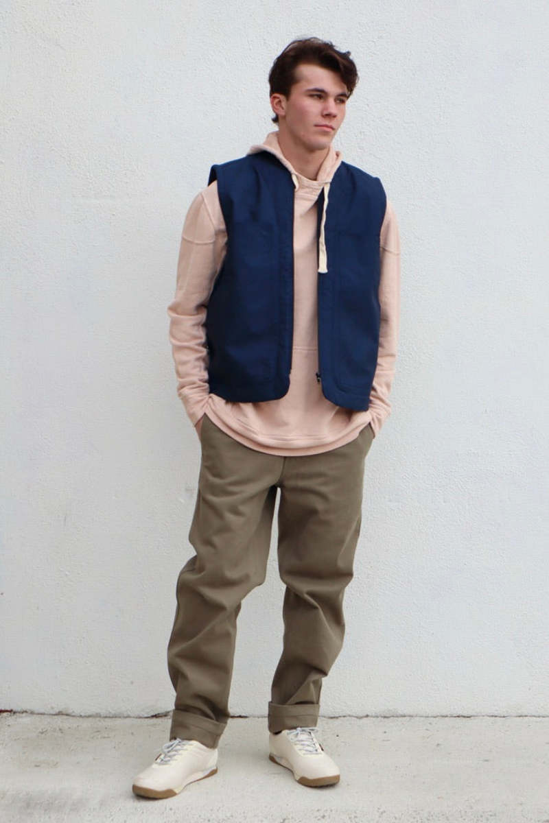 Eat Dust Frosthammer Nylon Vest - Navy | Garmentory