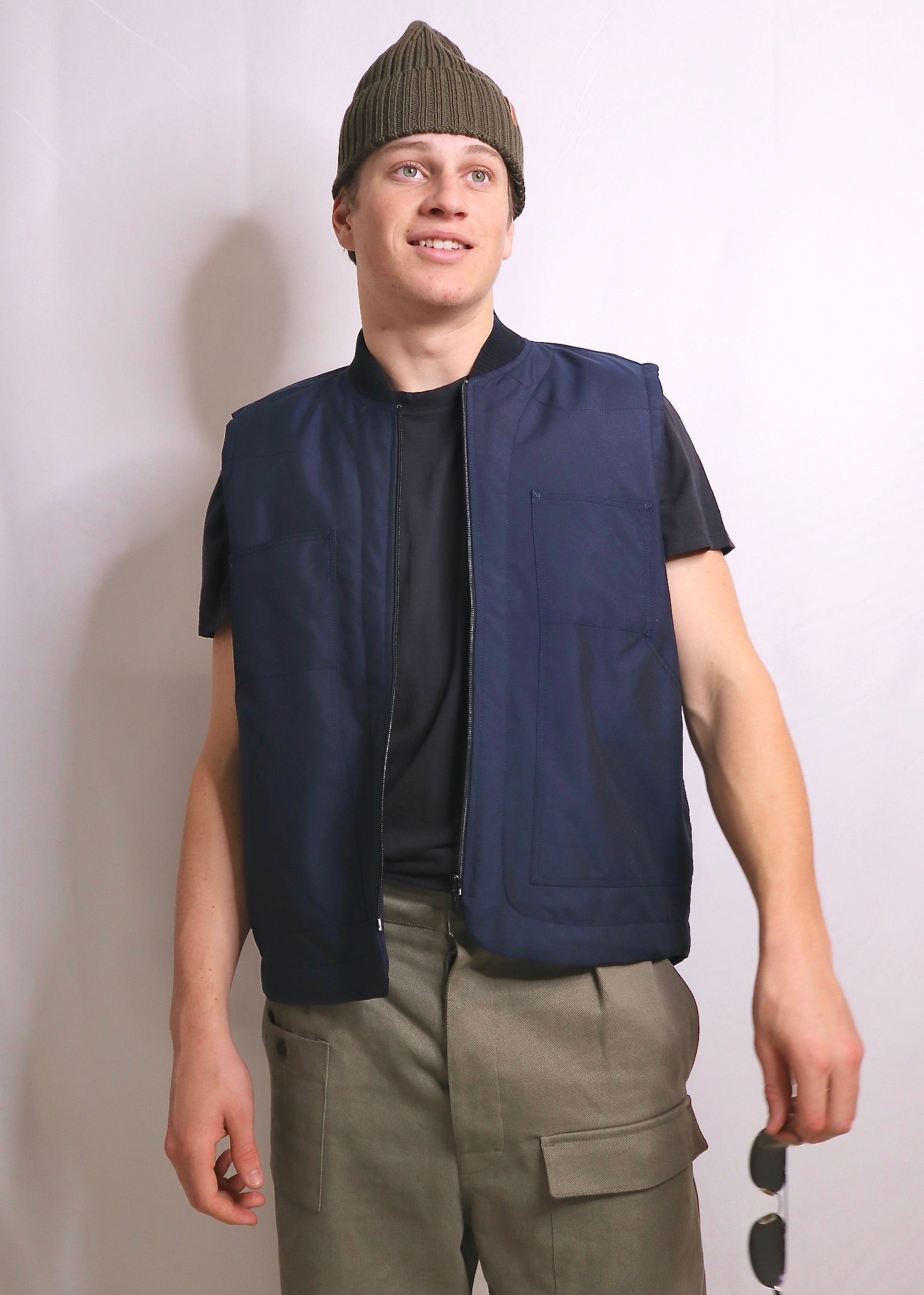 Eat Dust Frosthammer Nylon Vest - Navy | Garmentory
