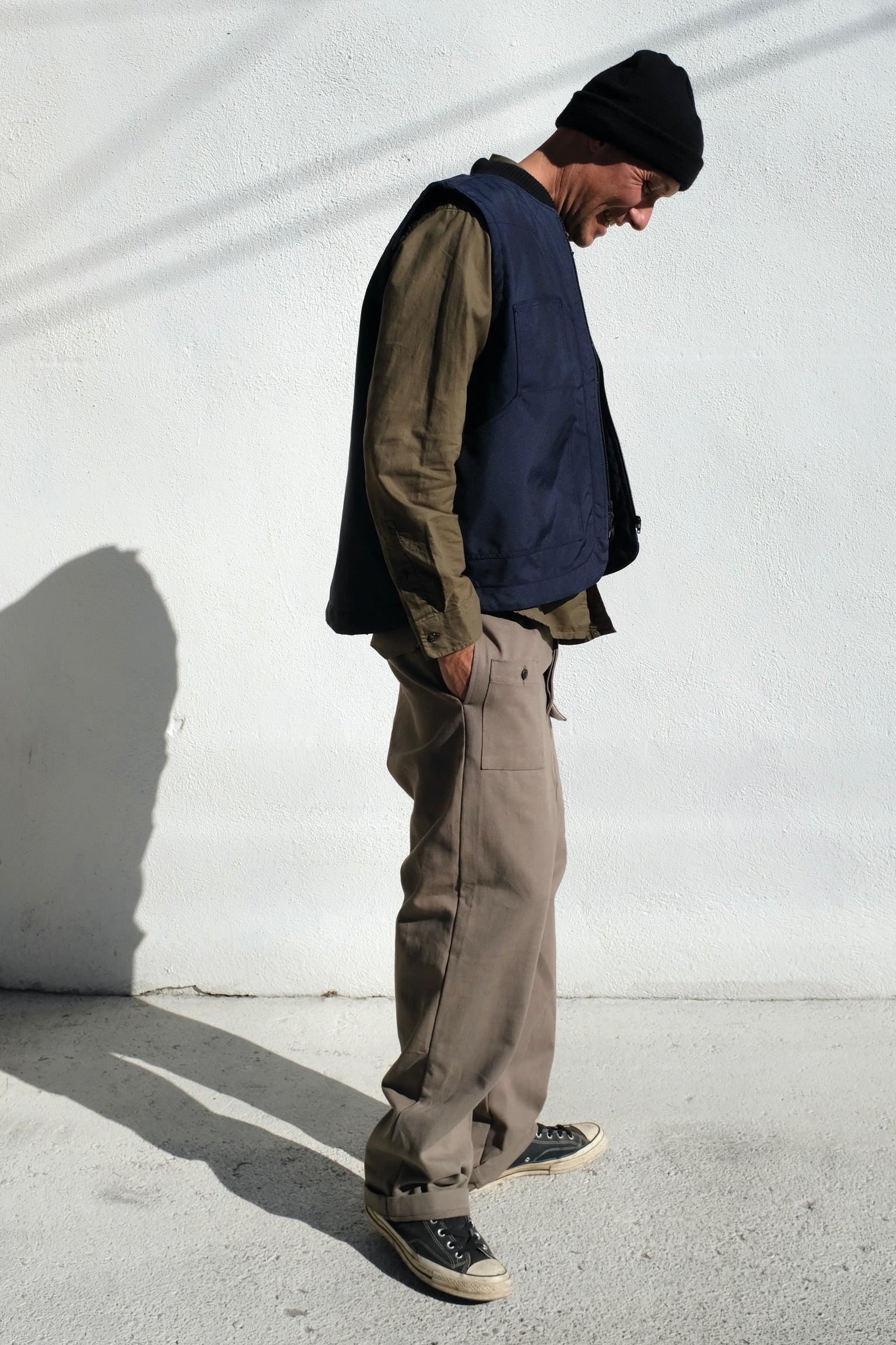 Eat Dust Frosthammer Nylon Vest - Navy | Garmentory