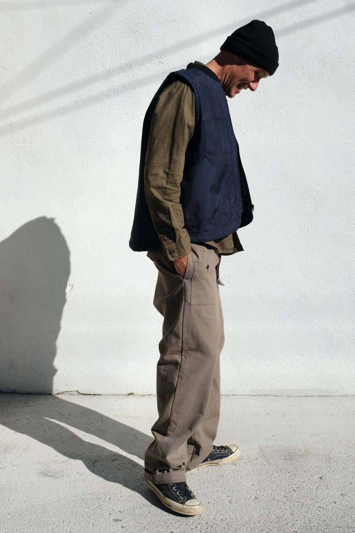 Eat Dust Frosthammer Nylon Vest - Navy | Garmentory