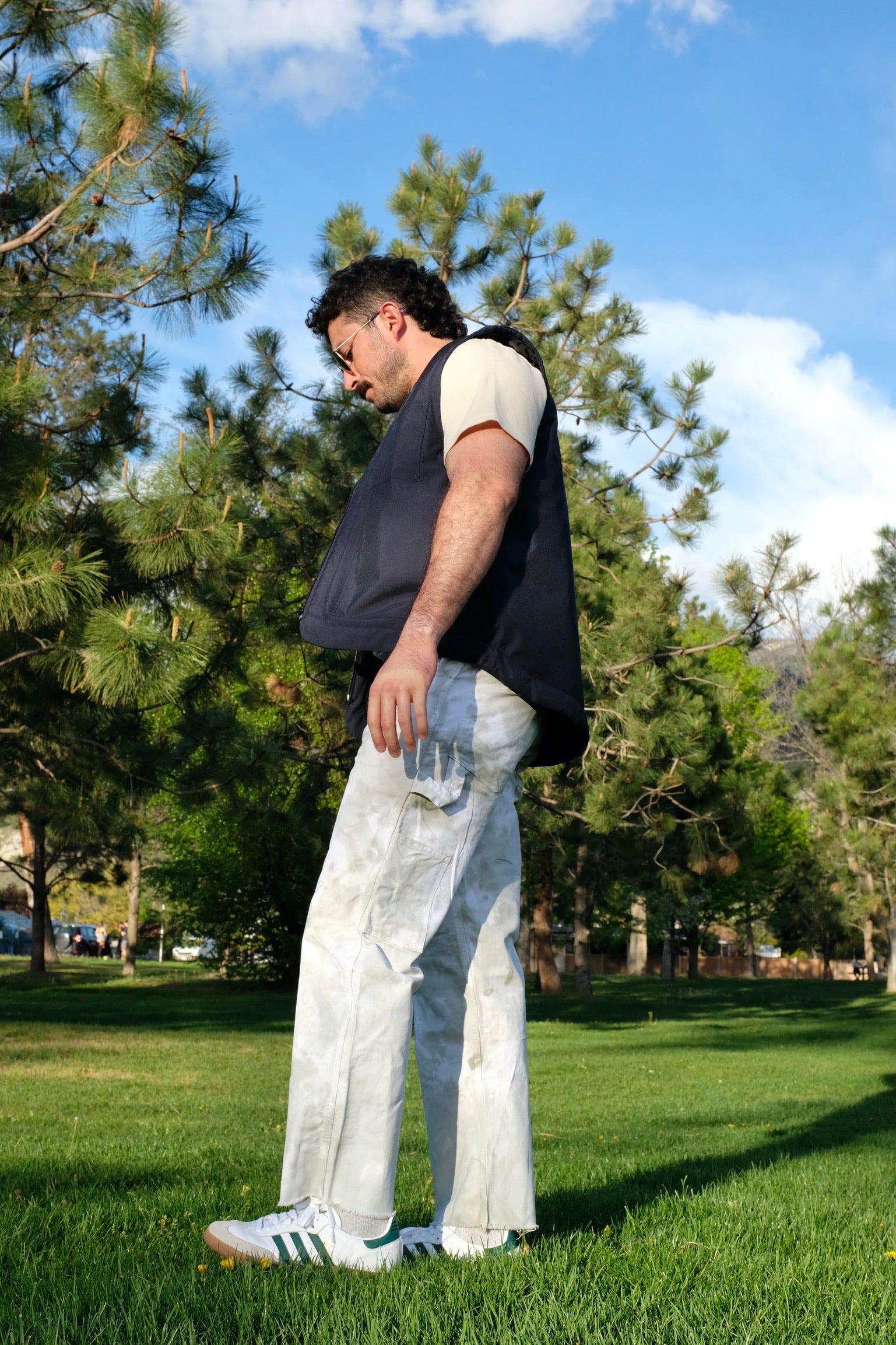 Eat Dust Frosthammer Nylon Vest - Navy | Garmentory