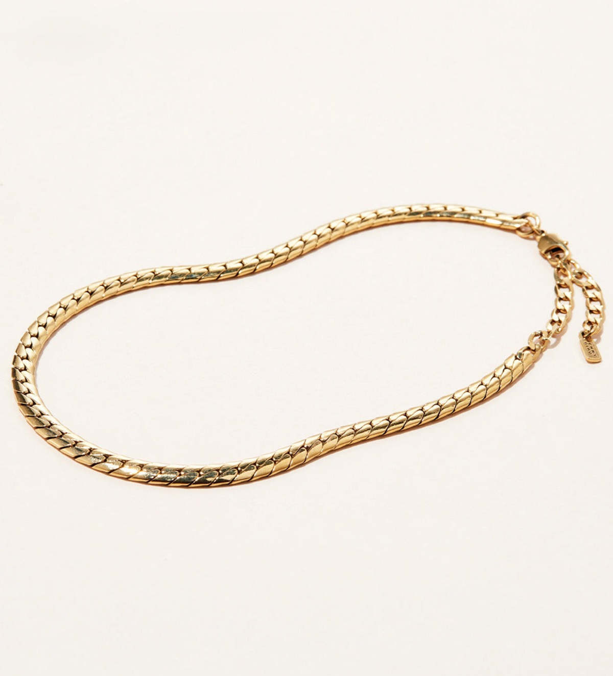 Jenny Bird Snake Chain Priya Anklet - Gold | Garmentory