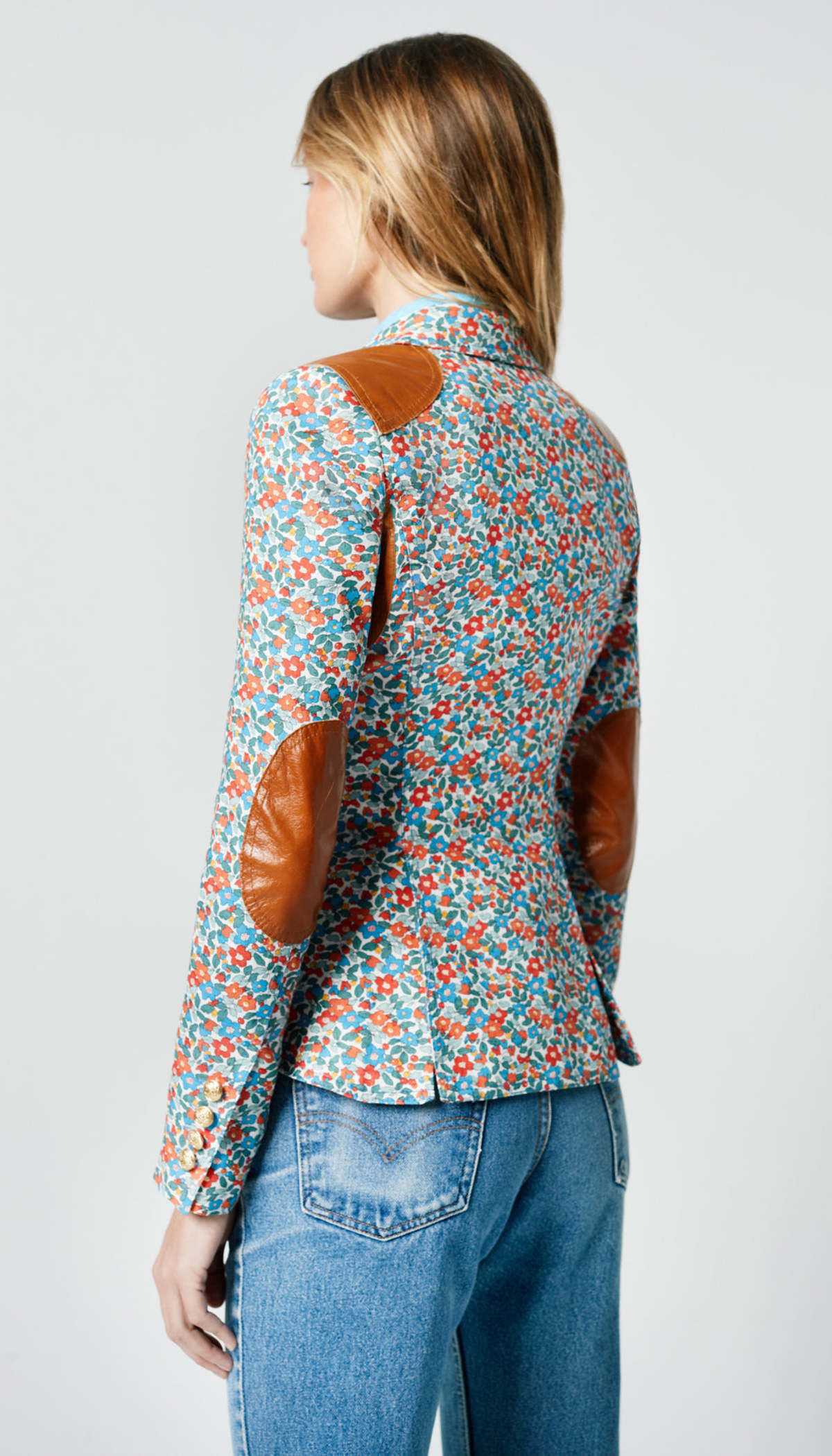 Smythe Rifle Patch One Button Blazer - Multi Floral | Garmentory