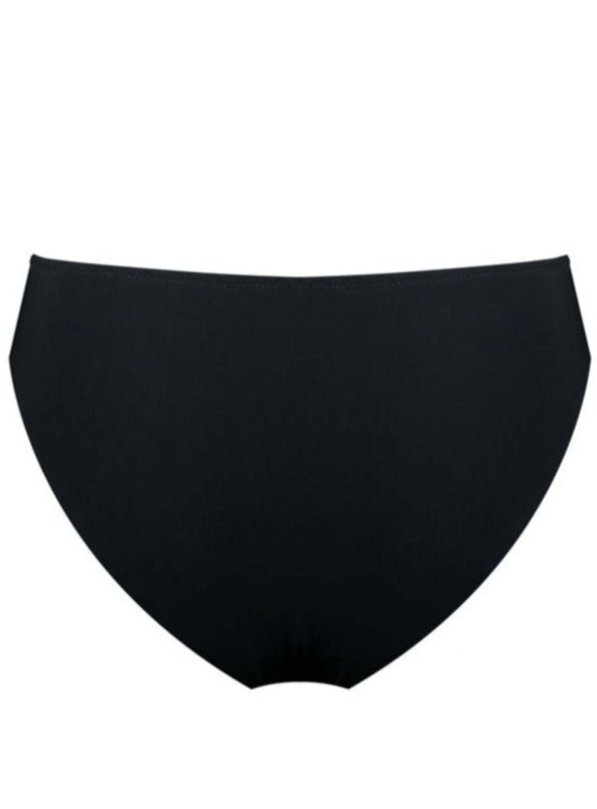 Pale Swimwear 90's High Cut Bikini Bottom - Black | Garmentory