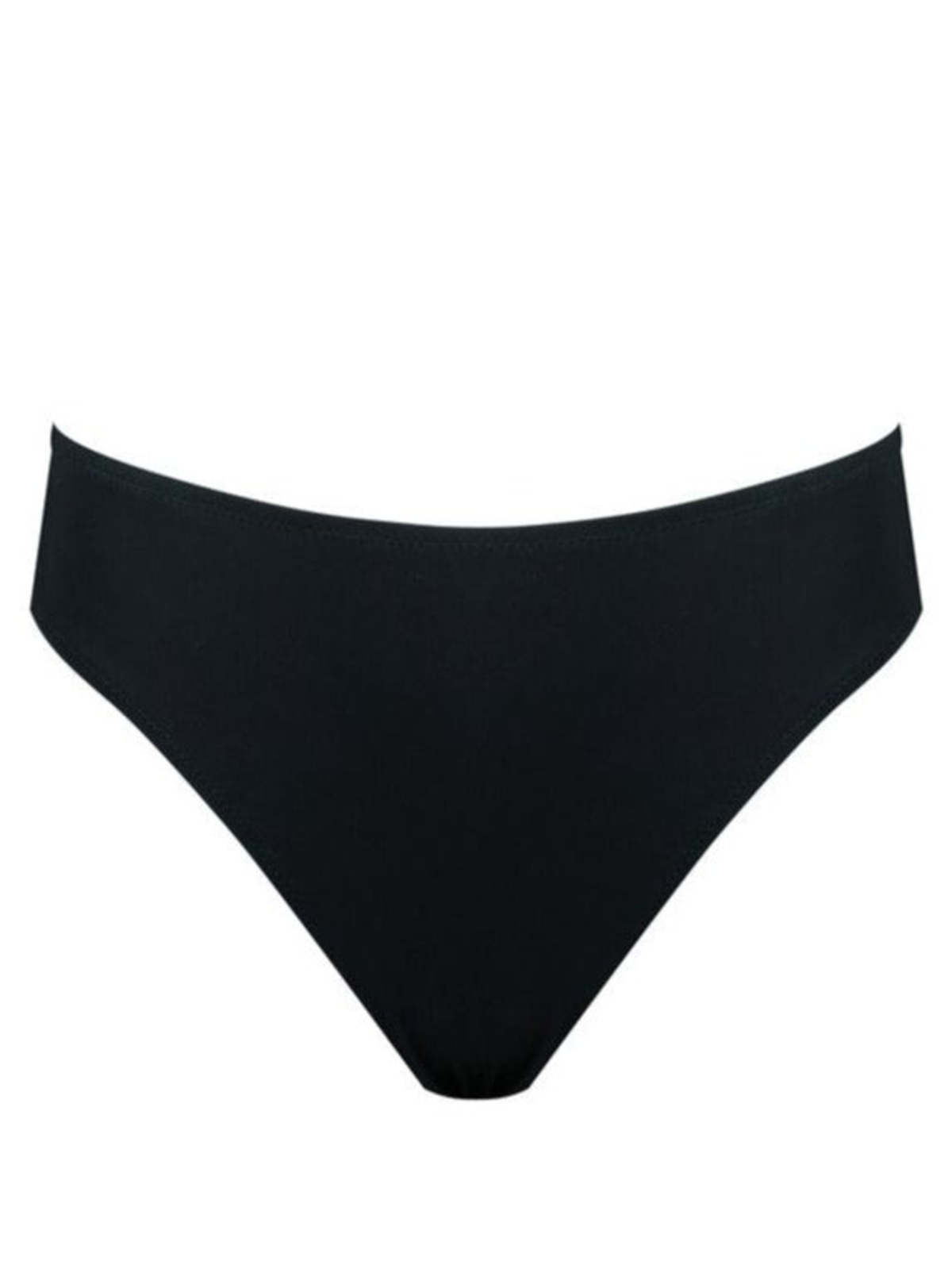 Pale Swimwear 90's High Cut Bikini Bottom - Black | Garmentory