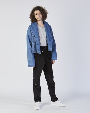 UNISEX 69 Cropped big boy denim jacket | Garmentory