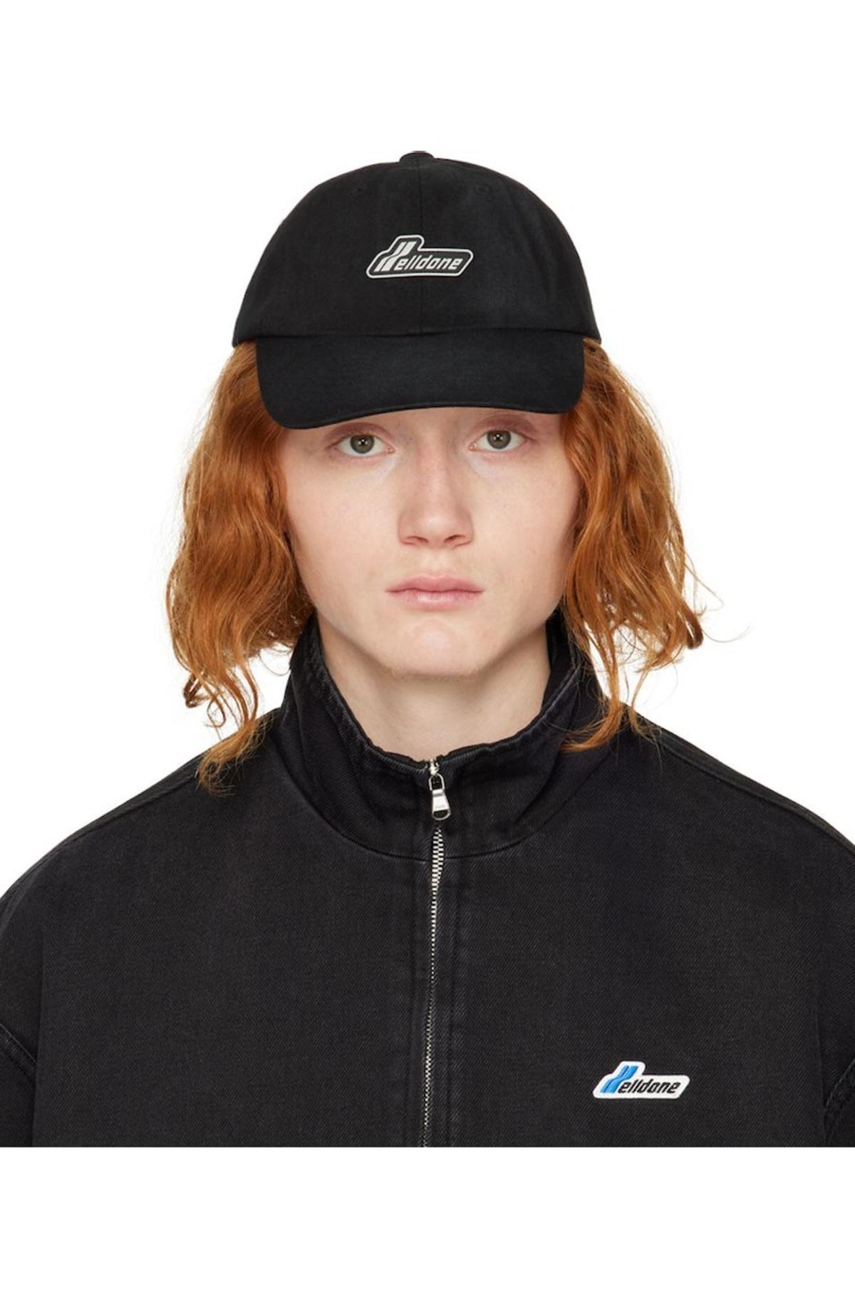 We11done Black Wappen Cap | Garmentory