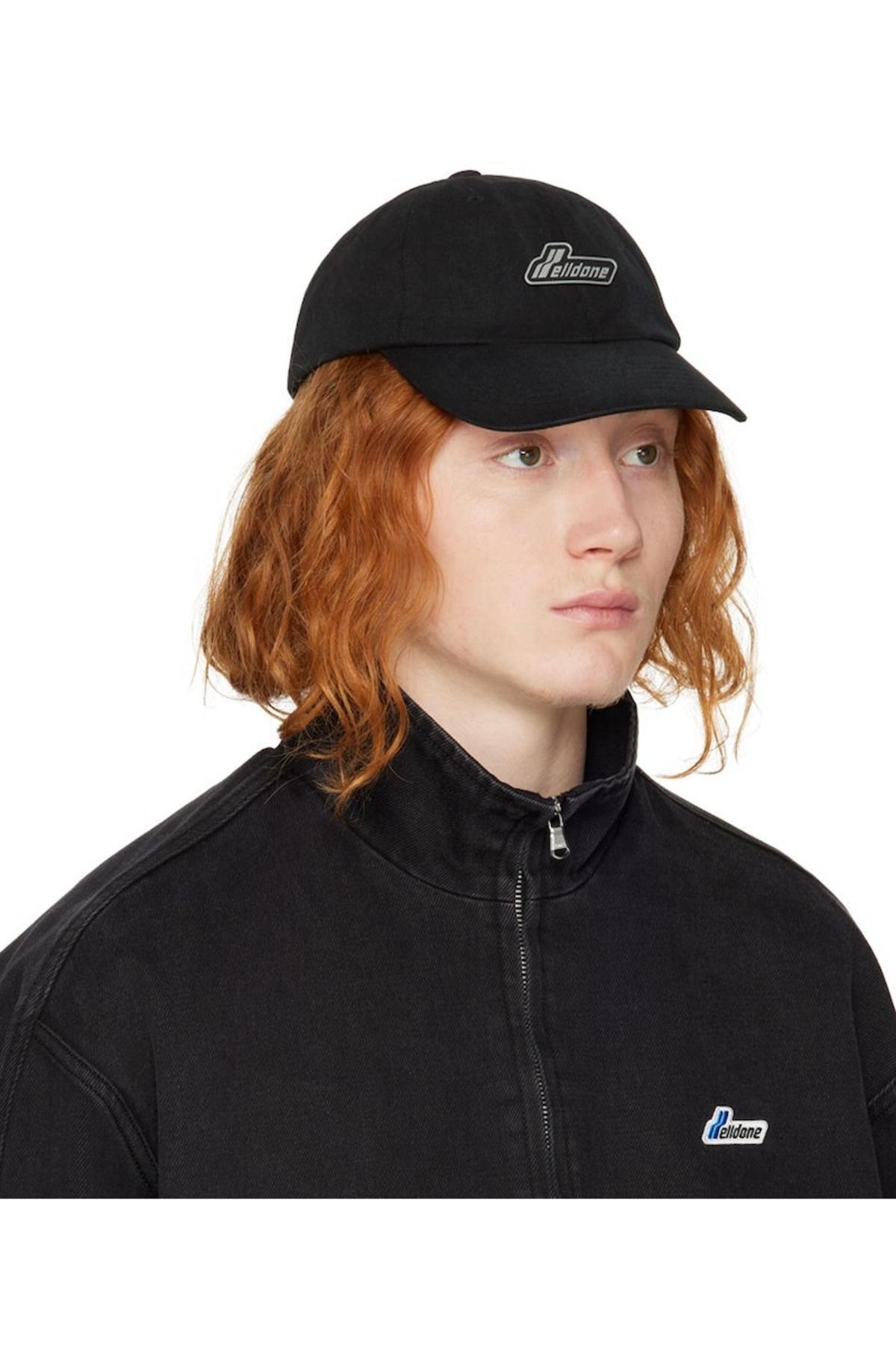 We11done Black Wappen Cap | Garmentory