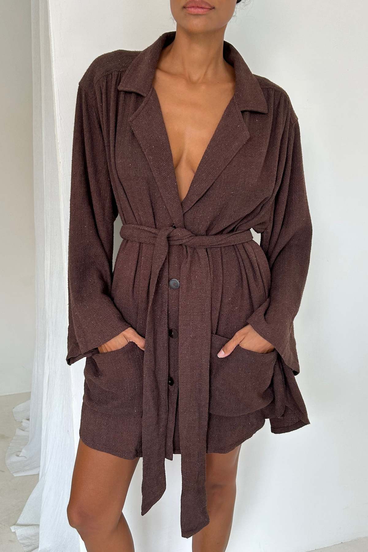 BAHHGOOSE MOCHA VON BLAZER - Mocha | Garmentory