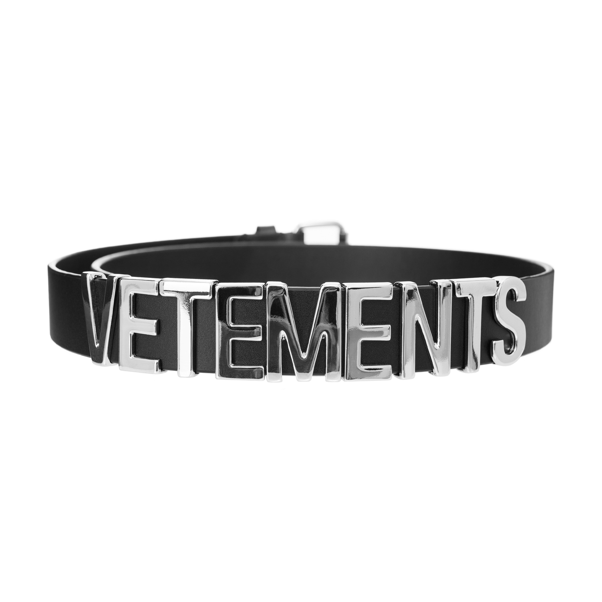 Vetements leather belt with logo - Black | Garmentory