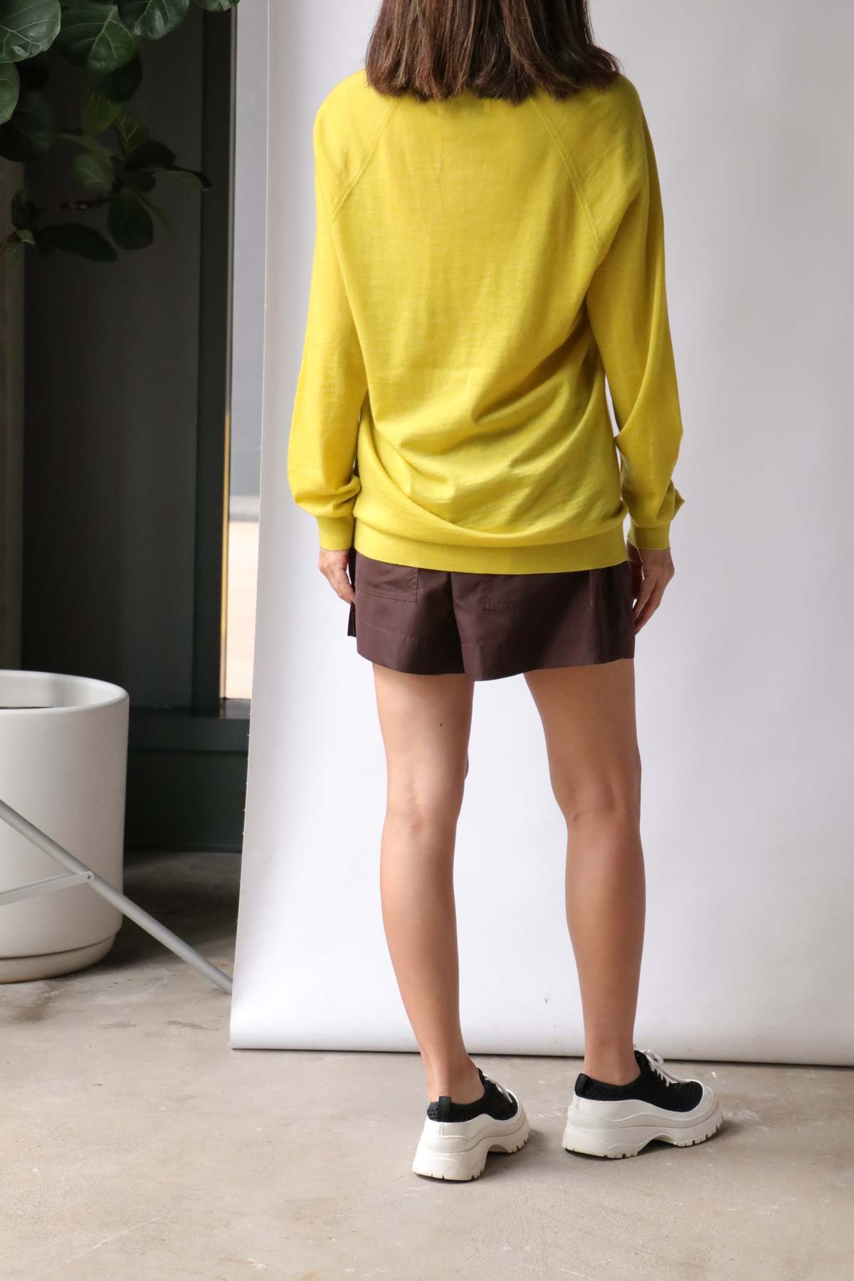 Tibi Tissue Cashmere Cardigan - Mustard | Garmentory