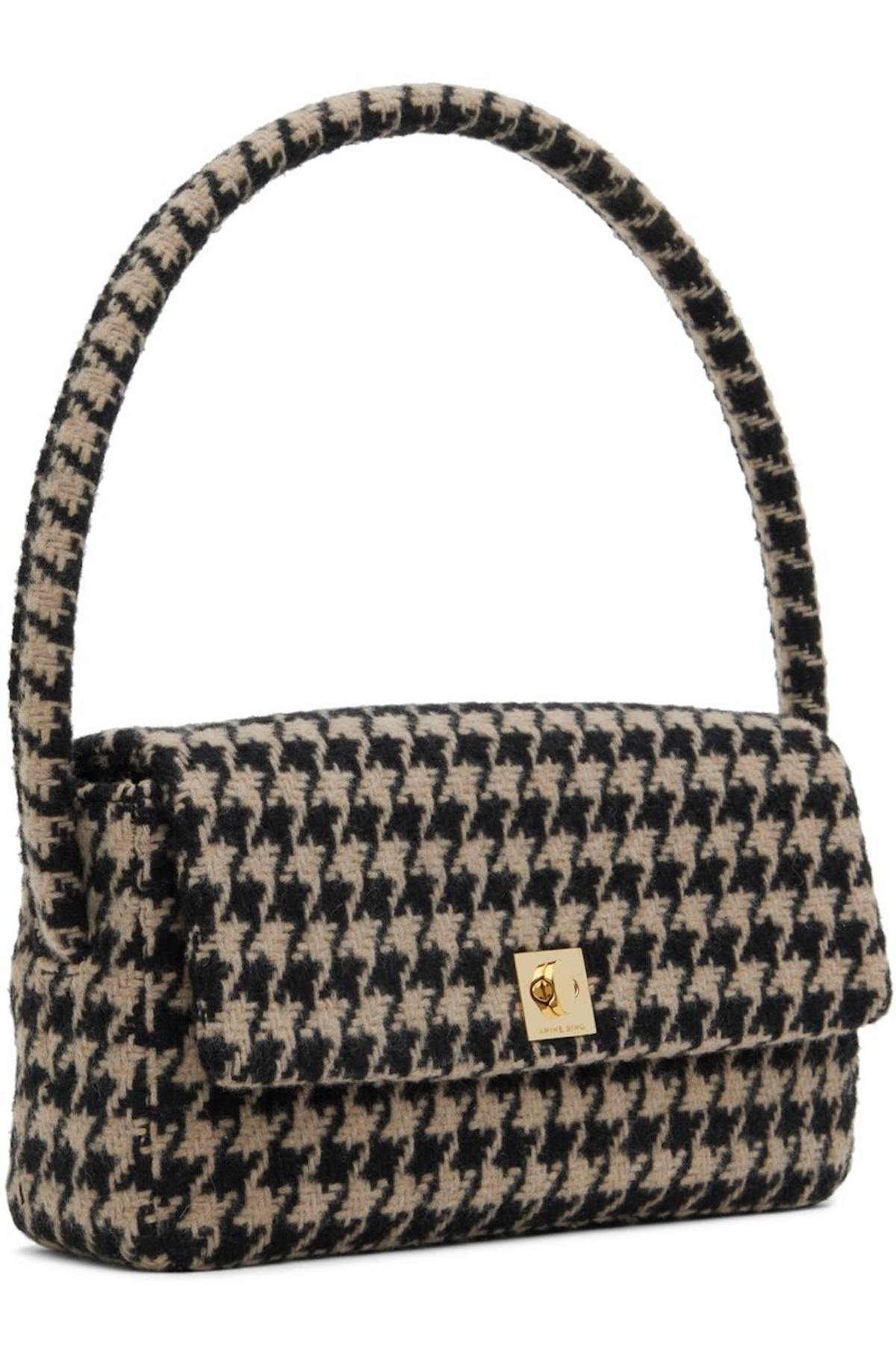 Anine Bing Nico Bag - Beige/Black | Garmentory