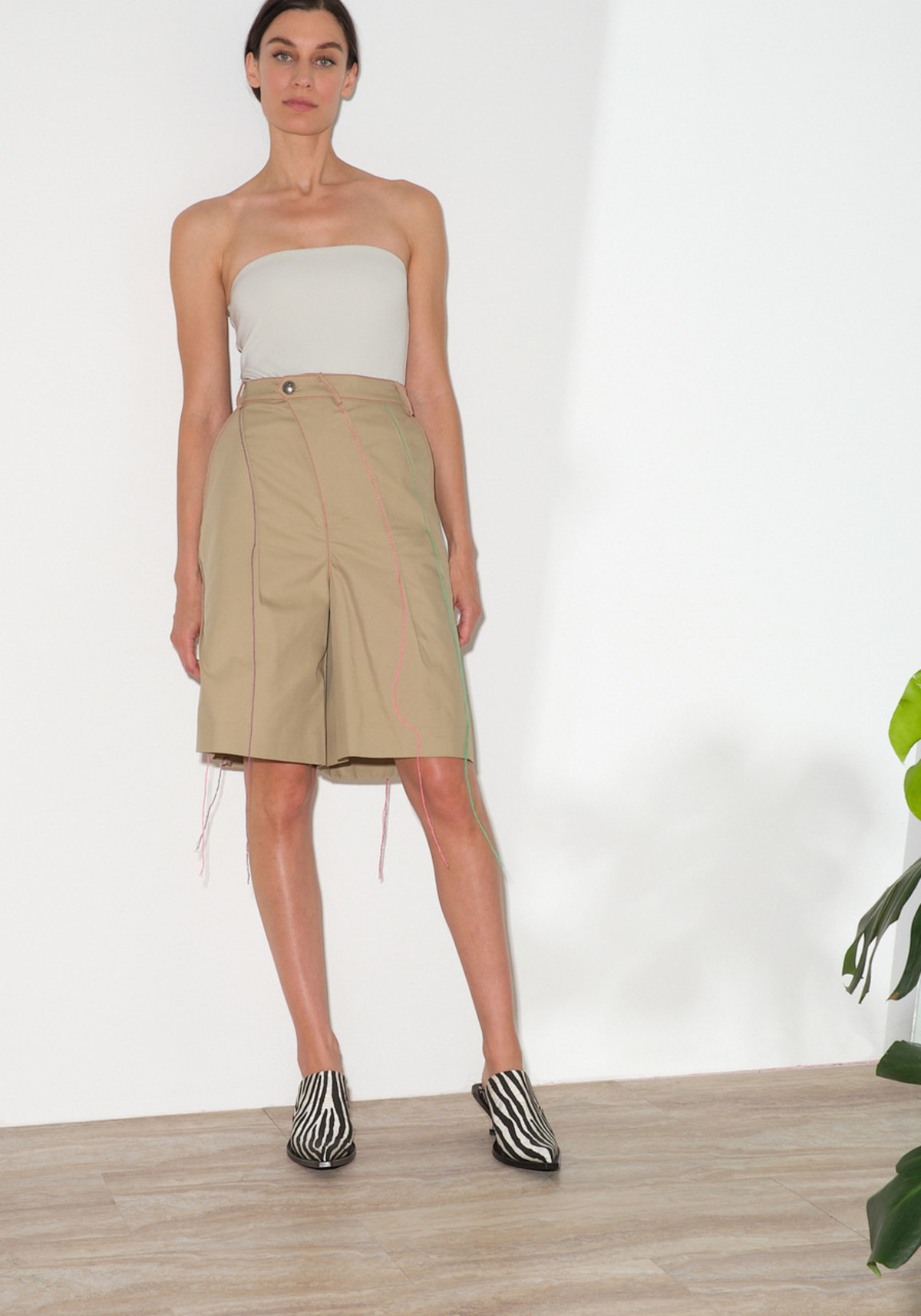 ANDERSSON BELL Lizzy Pin Tuck Culotte Trousers - Sand | Garmentory