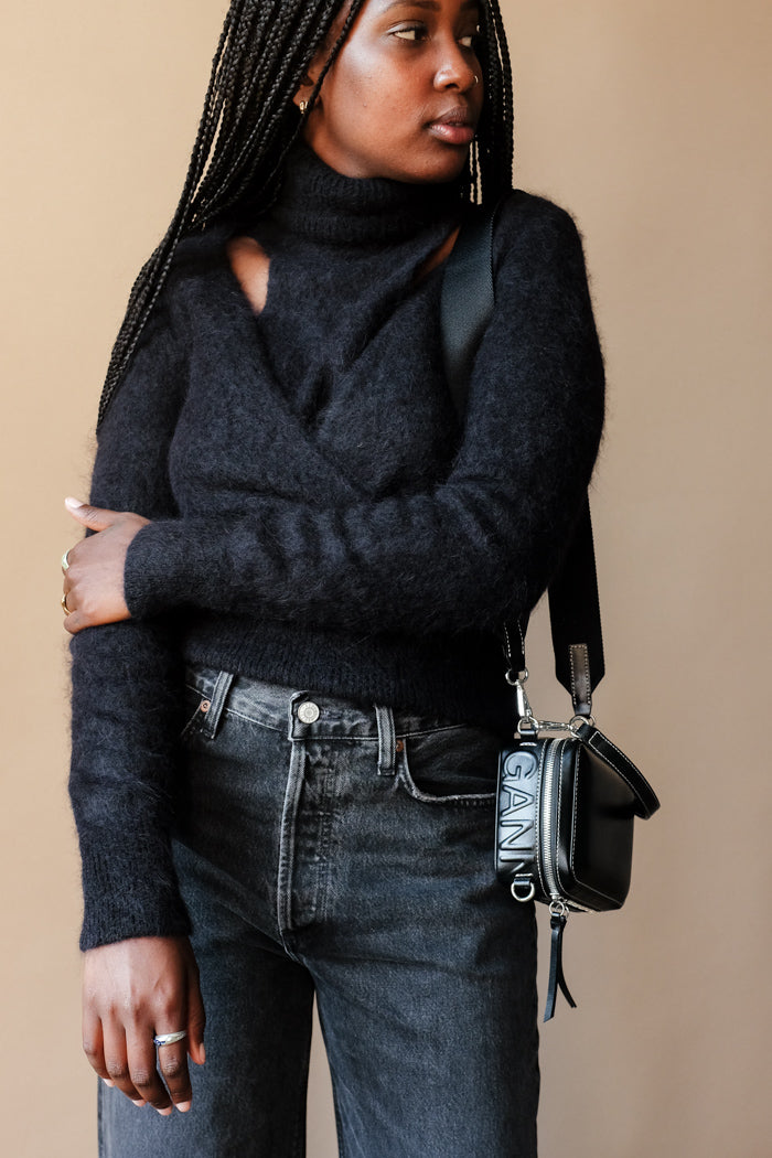 Ganni Banner Camera Bag - Black | Garmentory