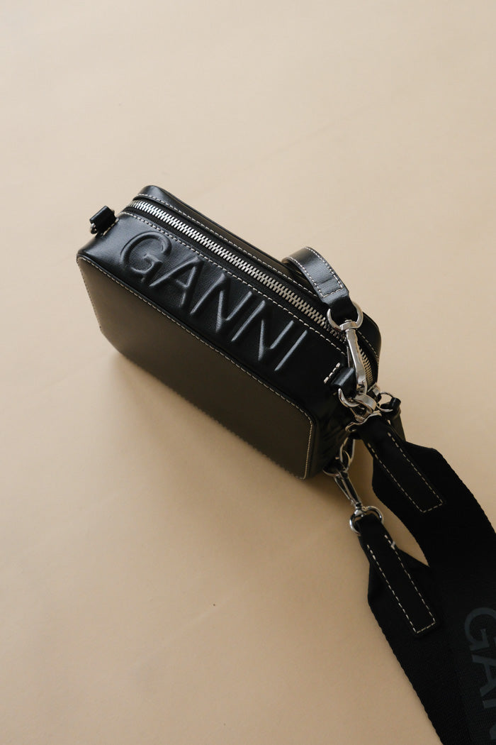 Ganni Banner Camera Bag - Black | Garmentory
