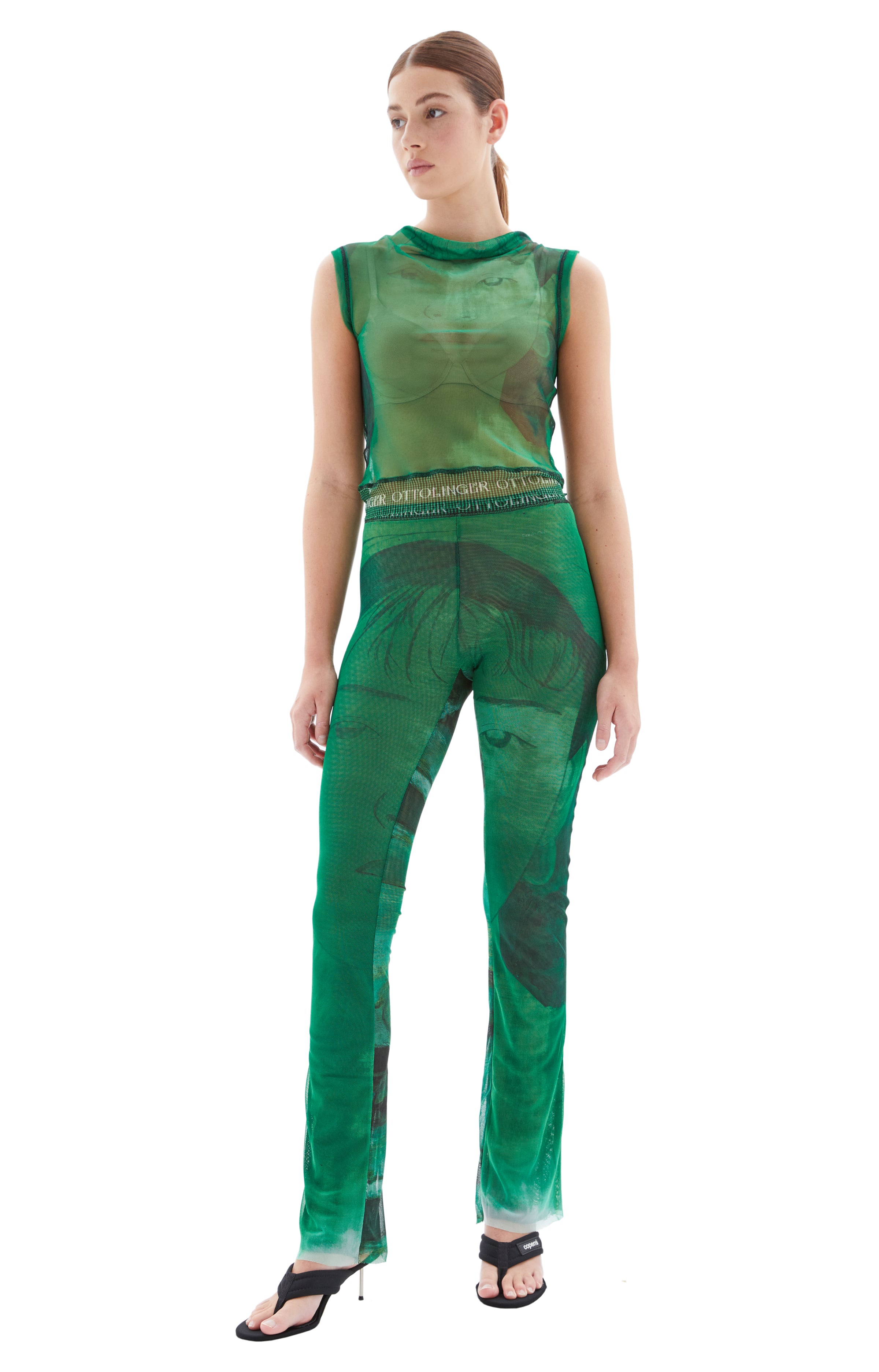 Ottolinger Mesh Pants - Brook Print | Garmentory