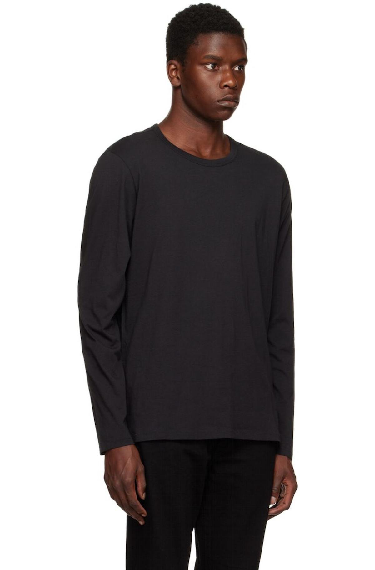 rag & bone Black Principle Base T-Shirt | Garmentory