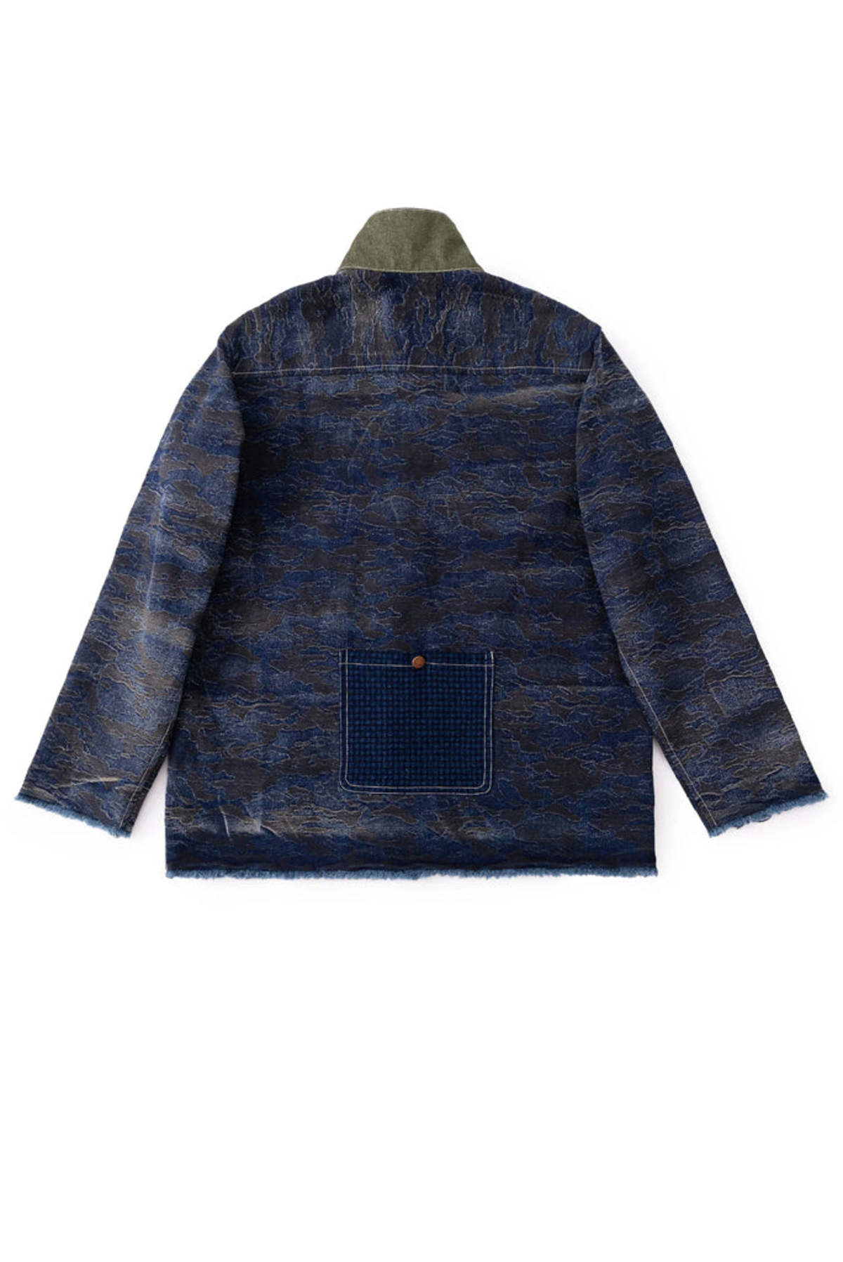 Fried Rice Abstract Chore Jacket - Denim | Garmentory