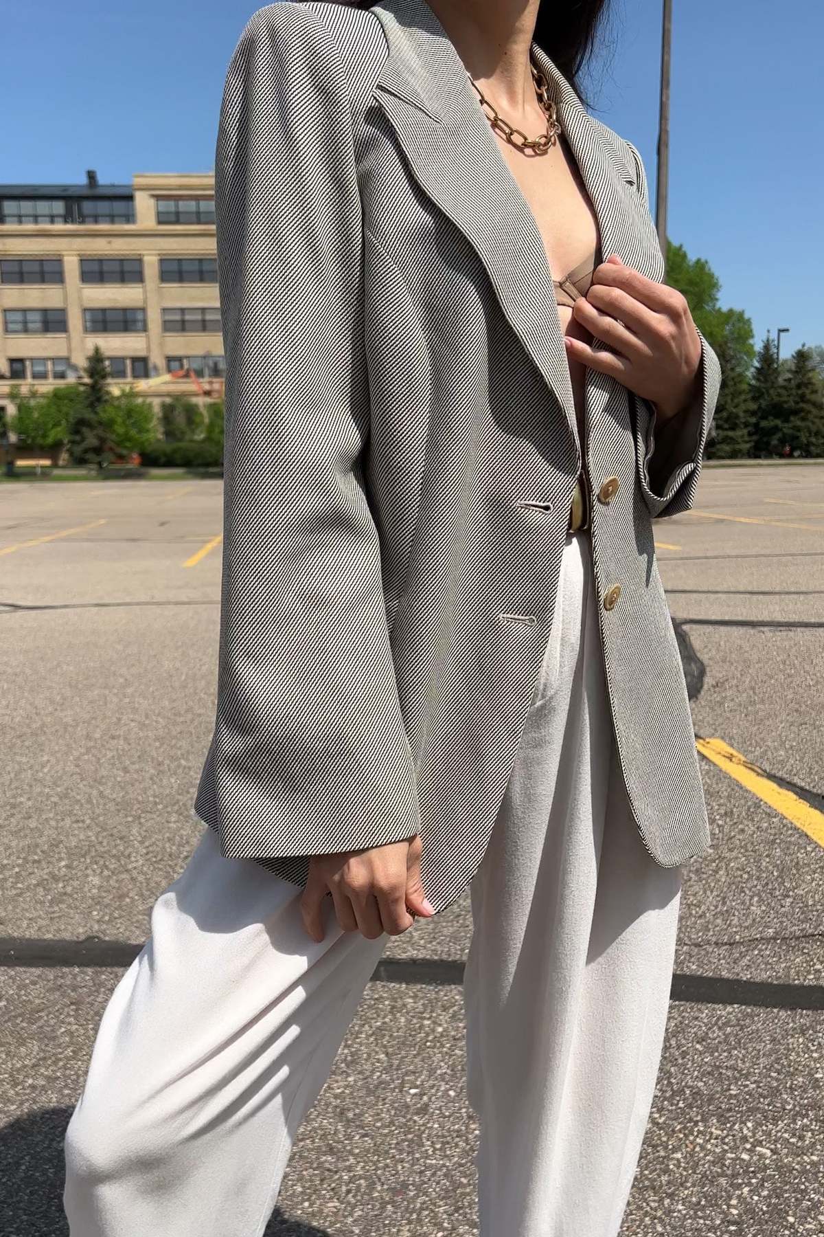 Vintage Italian Piano Key Giorgio Armani Blazer | Garmentory